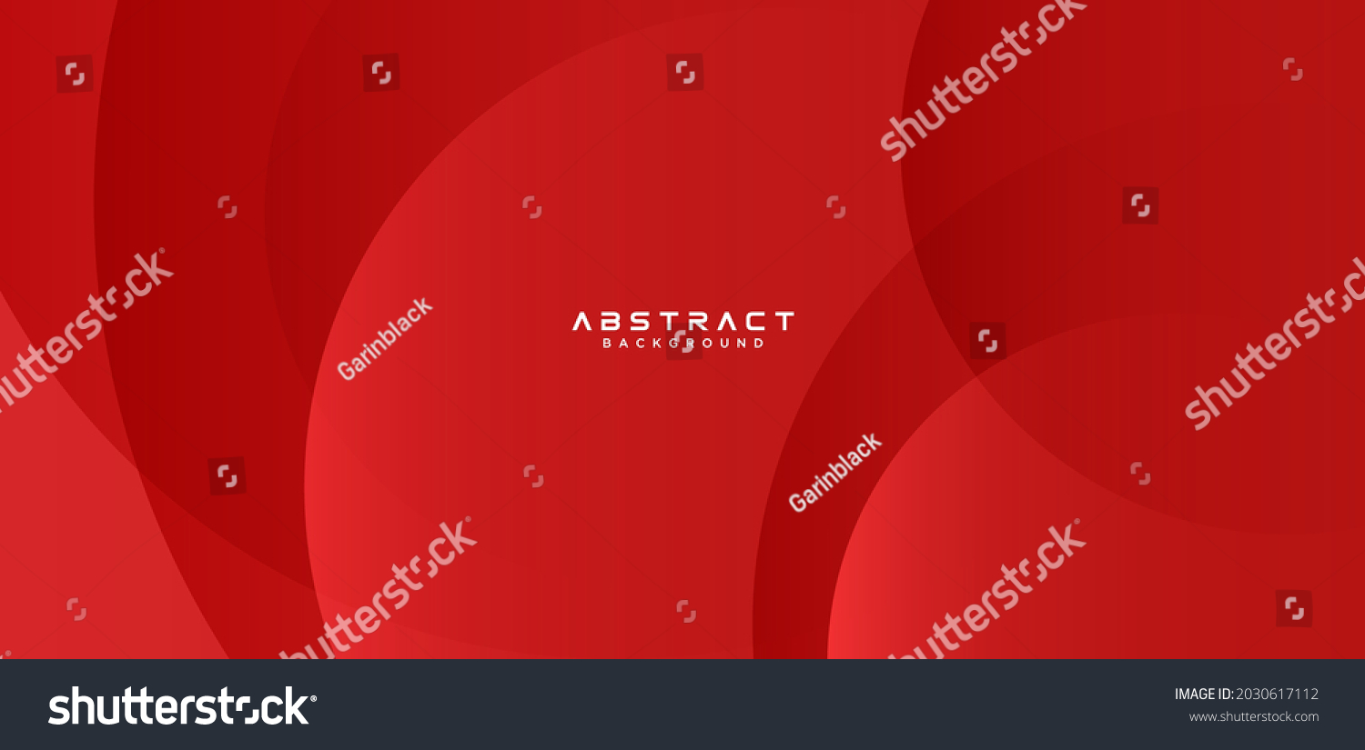 Abstract Red Gradient Circles Background Modern Stock Vector (Royalty ...