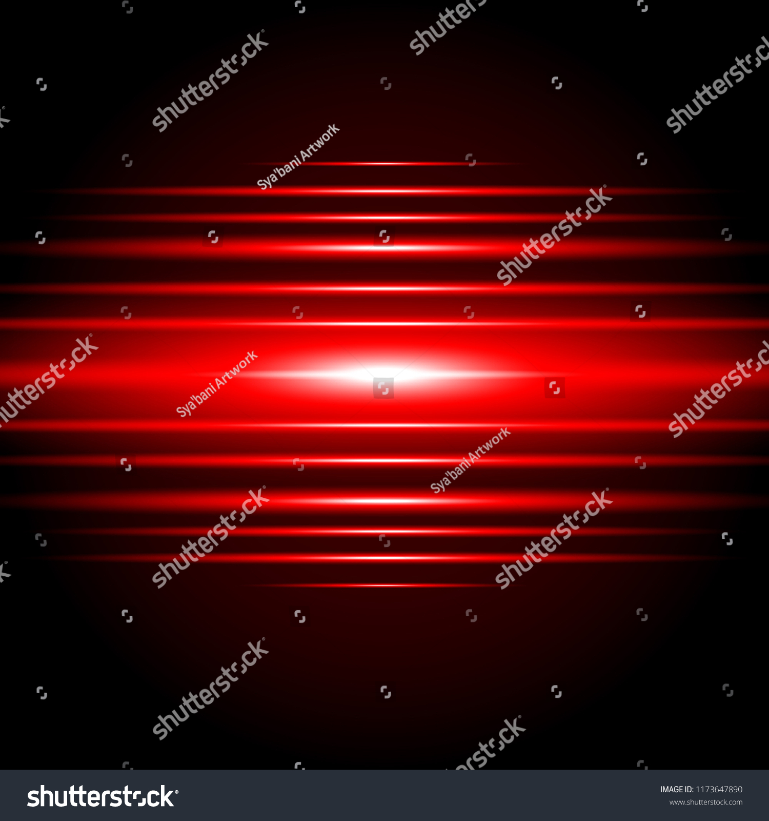 Abstract Red Light Effect Electronic Wave: เวกเตอร์สต็อก (ปลอดค่า ...