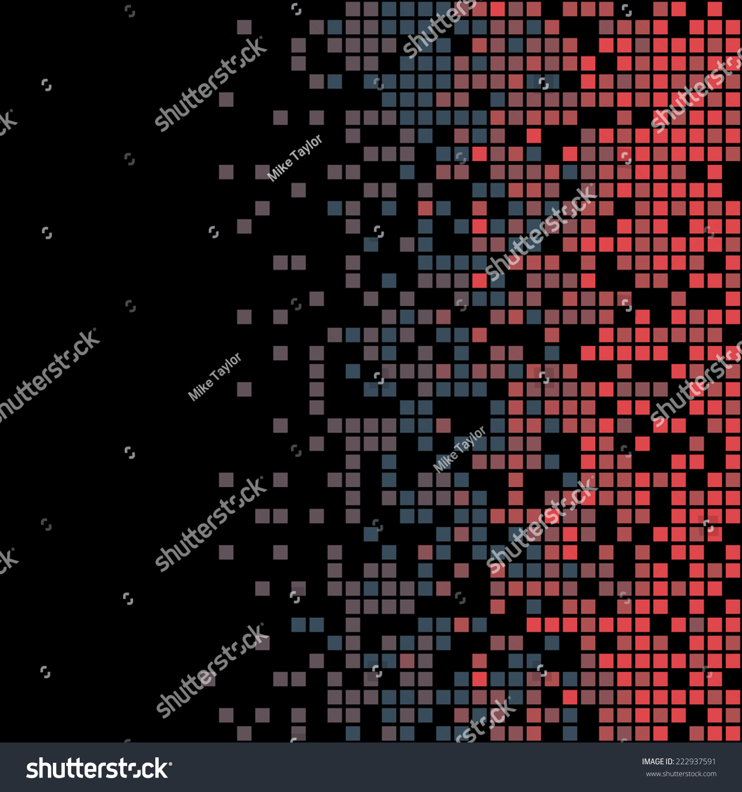 Abstract Red Pixel Art Style Vector: เวกเตอร์สต็อก (ปลอดค่าลิขสิทธิ์ ...