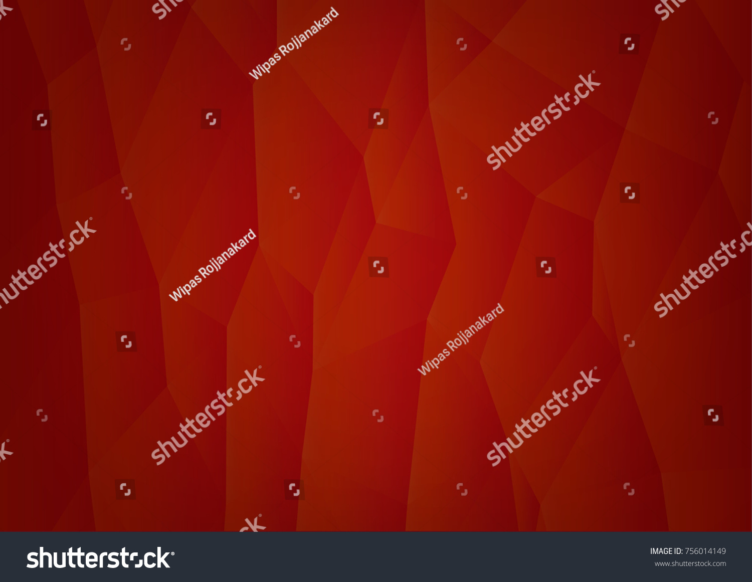 Abstract Red Polygon Design Tech Innovation Stock Vector (Royalty Free ...