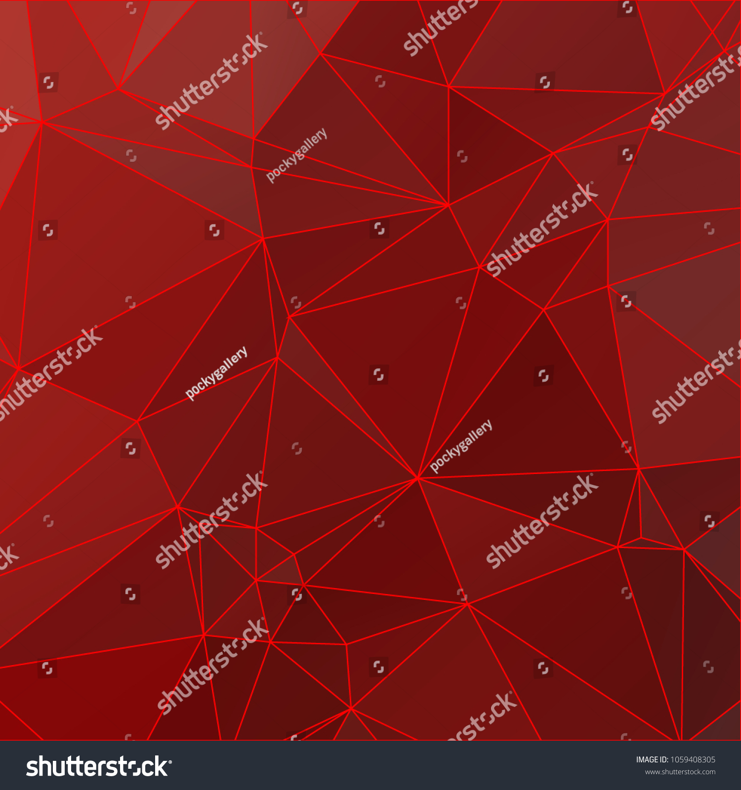 Abstract Red Polygon Texture Background Stock Vector Royalty Free