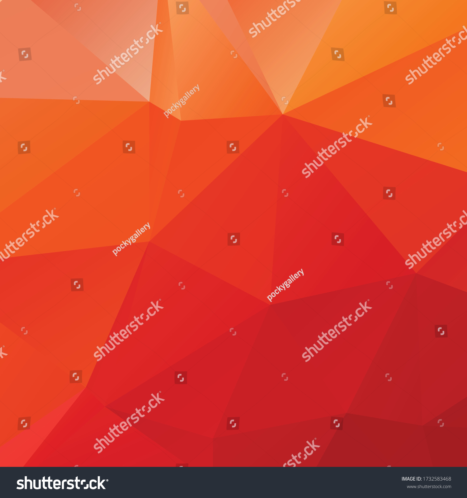 Abstract Red Polygon Texture Background Stock Vector Royalty Free