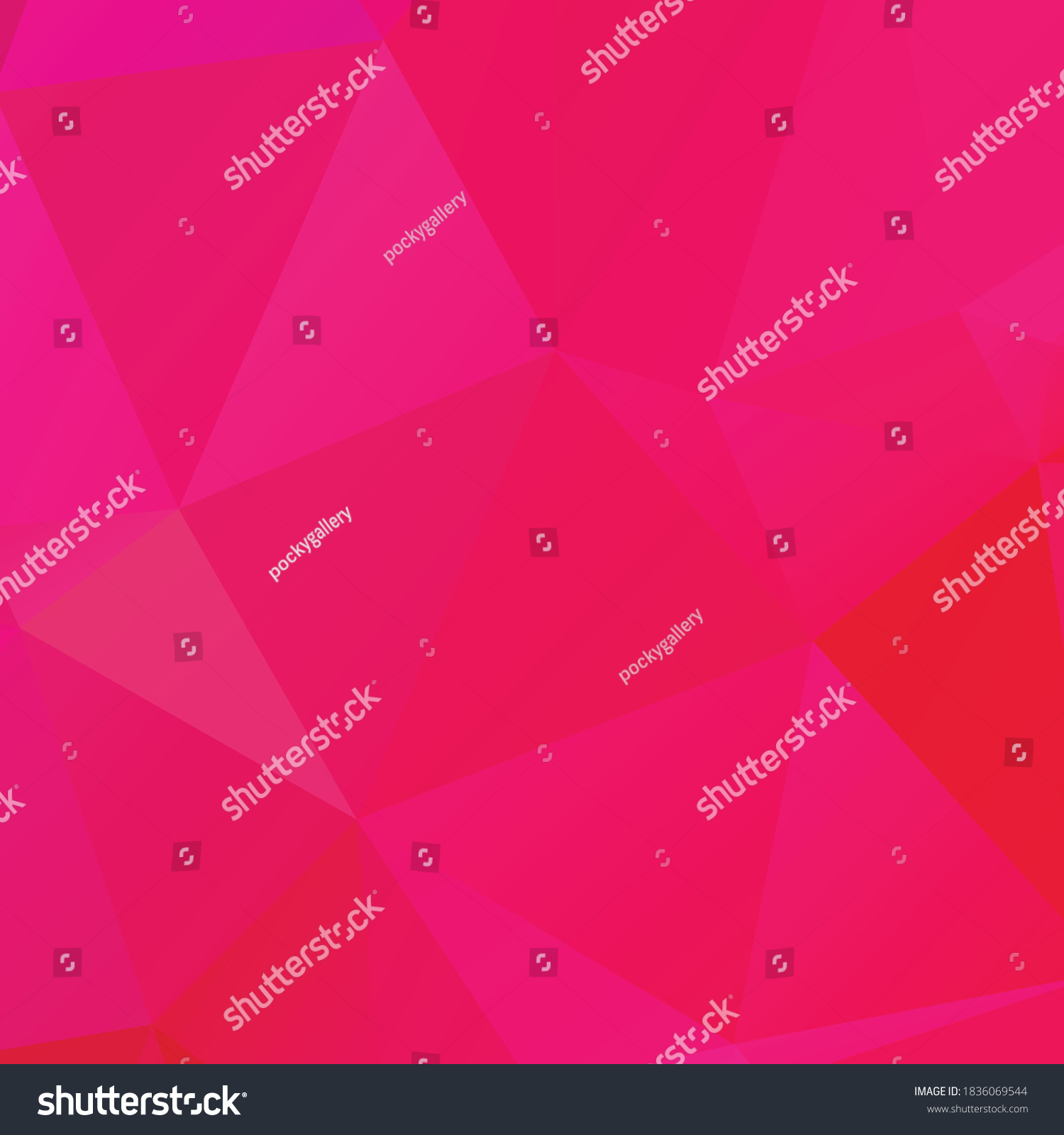 Abstract Red Polygon Texture Background Stock Vector Royalty Free