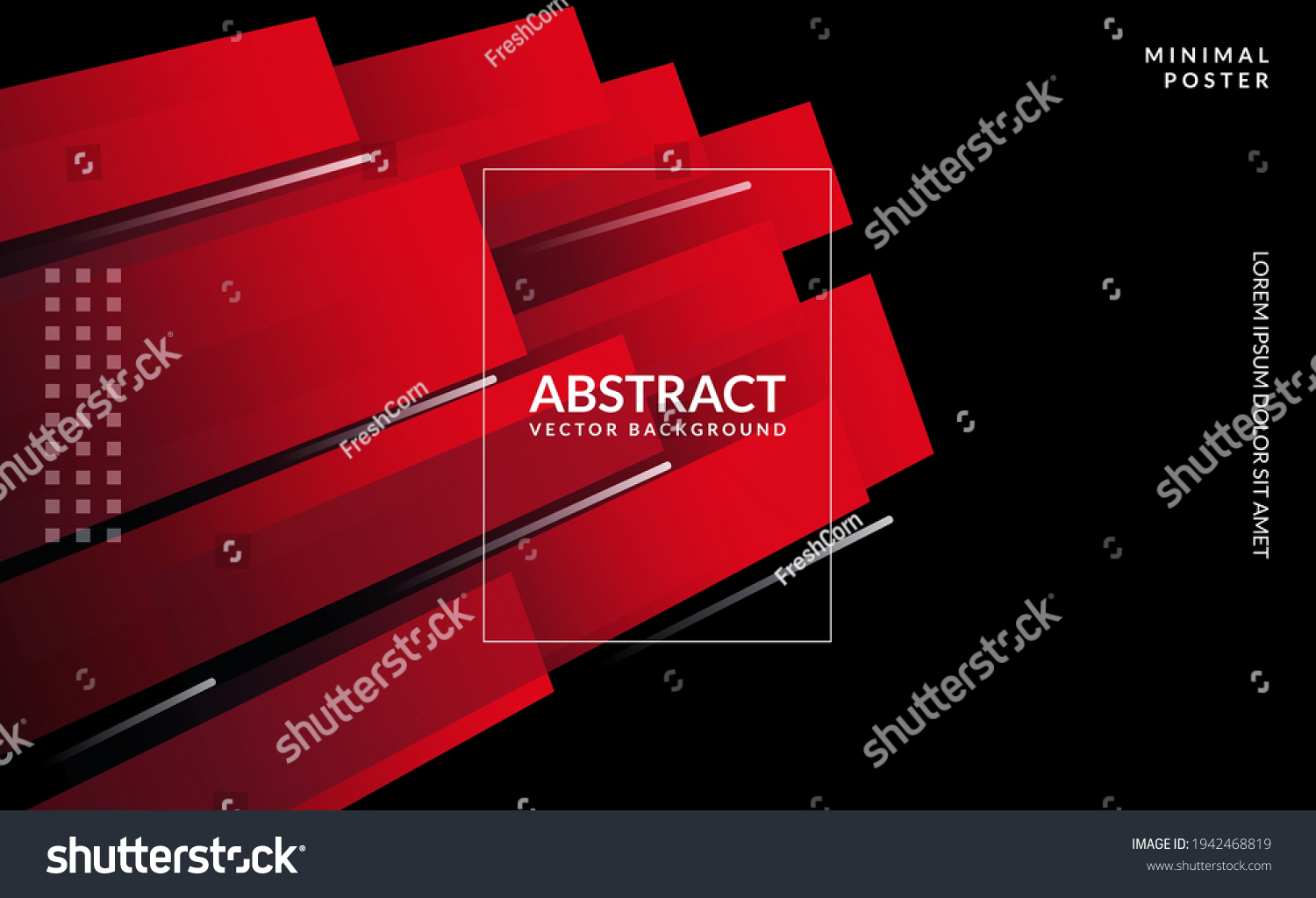 Abstract Red Shape Speed Movement Background Stock Vector (Royalty Free ...