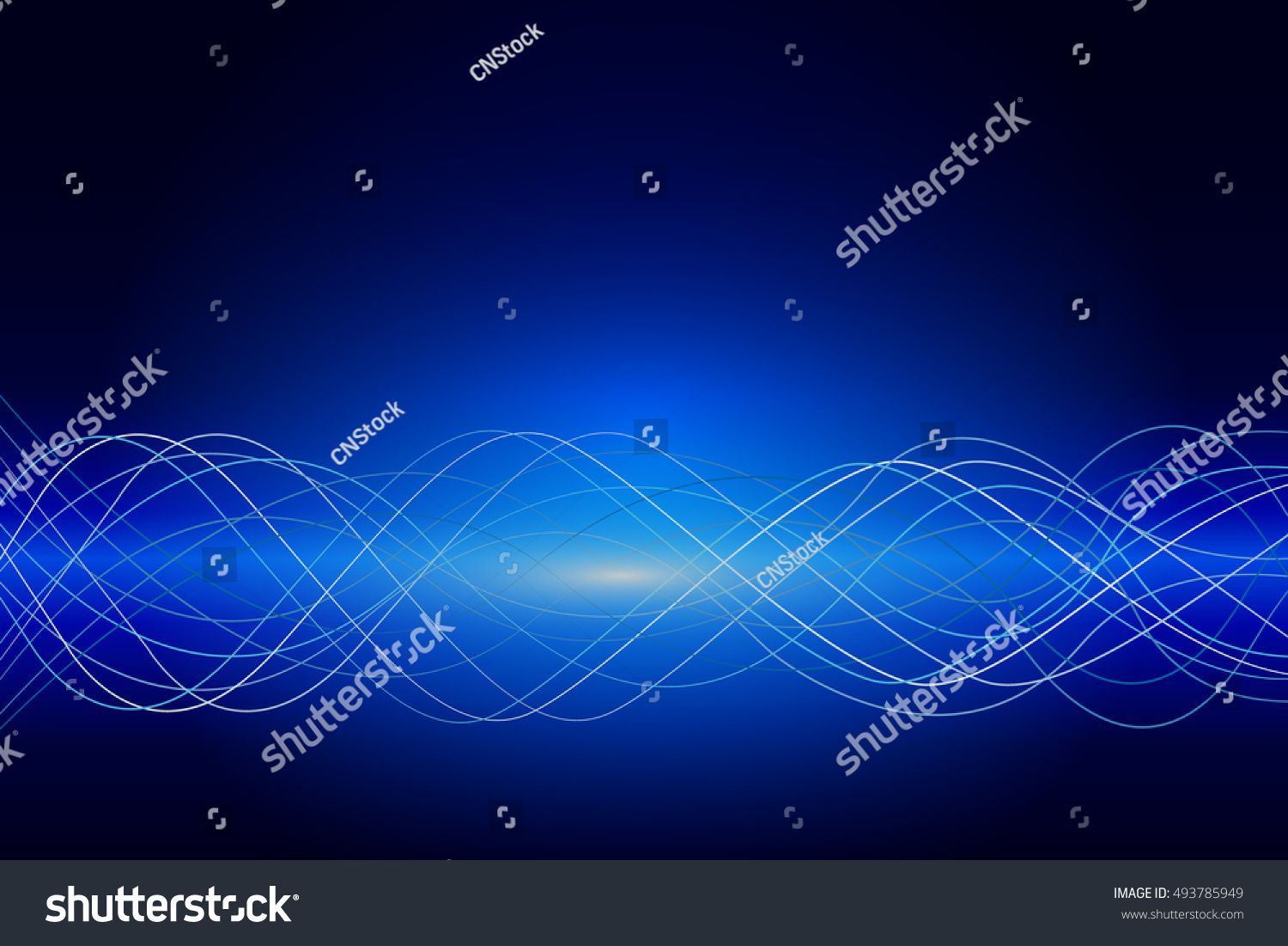 Abstract Resonance Wave Background Vector Illustration Stock Vector ...