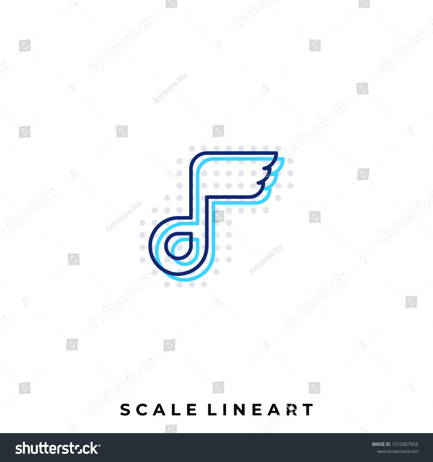 Abstract Scale Illustration Vector Template Suitable Stock Vector ...