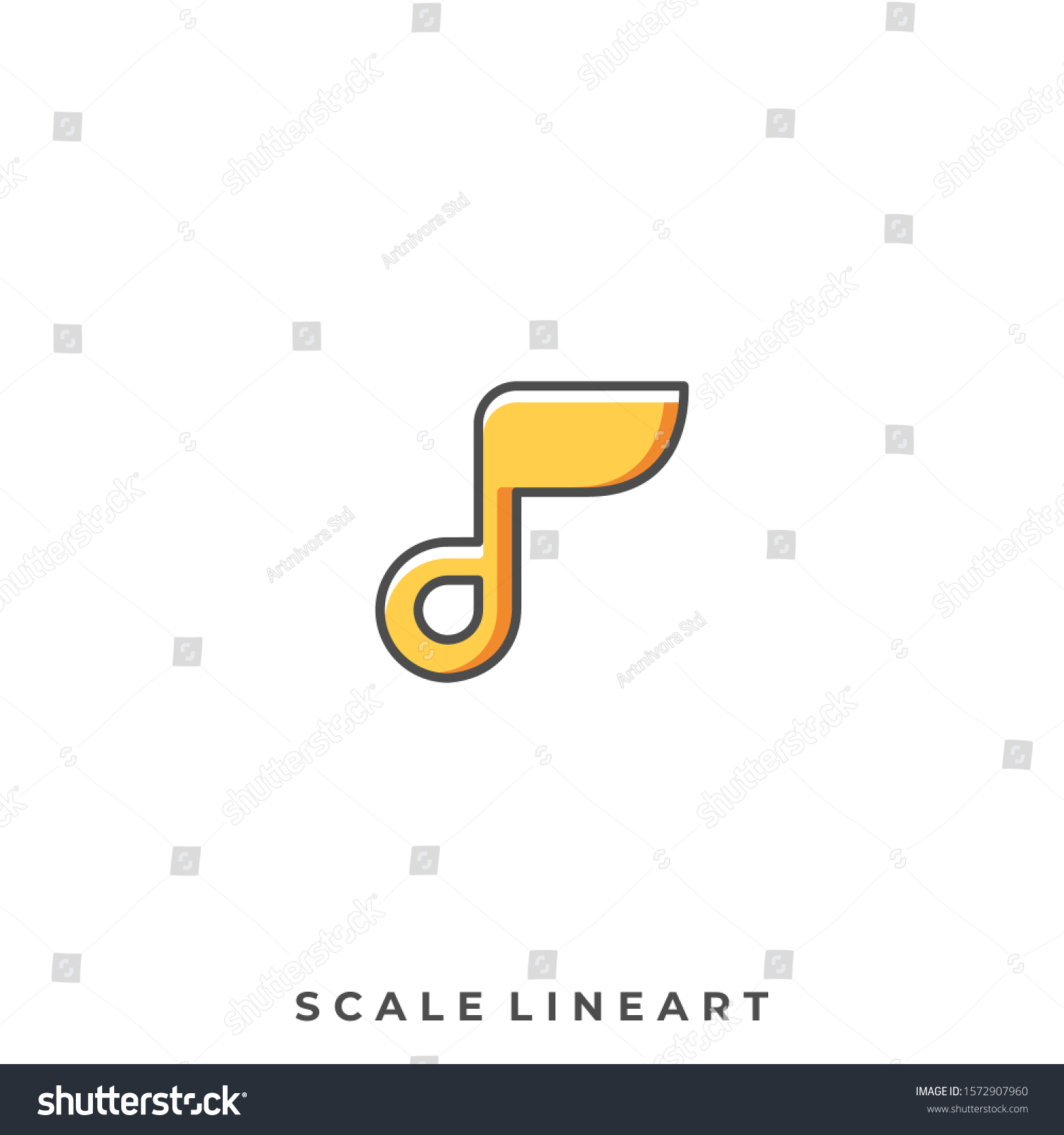 Abstract Scale Illustration Vector Template Suitable Stock Vector ...