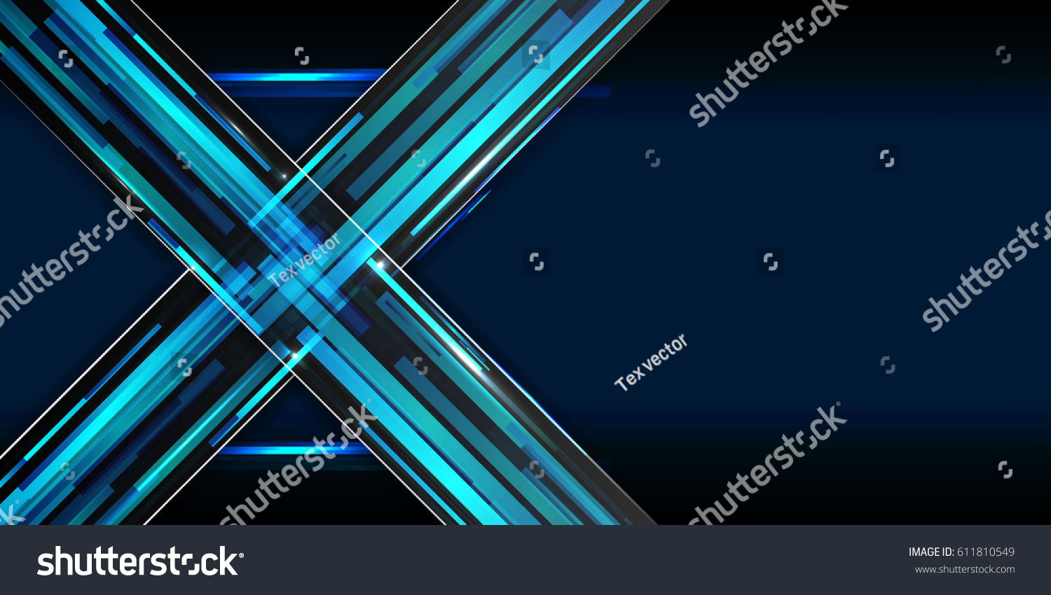 Abstract Sci Fi Background Concept X Stock Vector (Royalty Free) 611810549