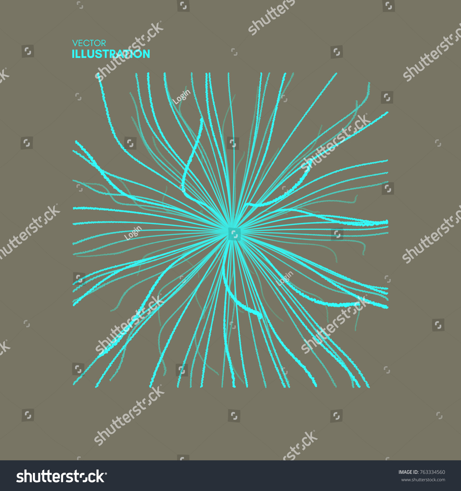 Abstract Science Technology Background Array Dynamic Stock Vector Royalty Free 763334560