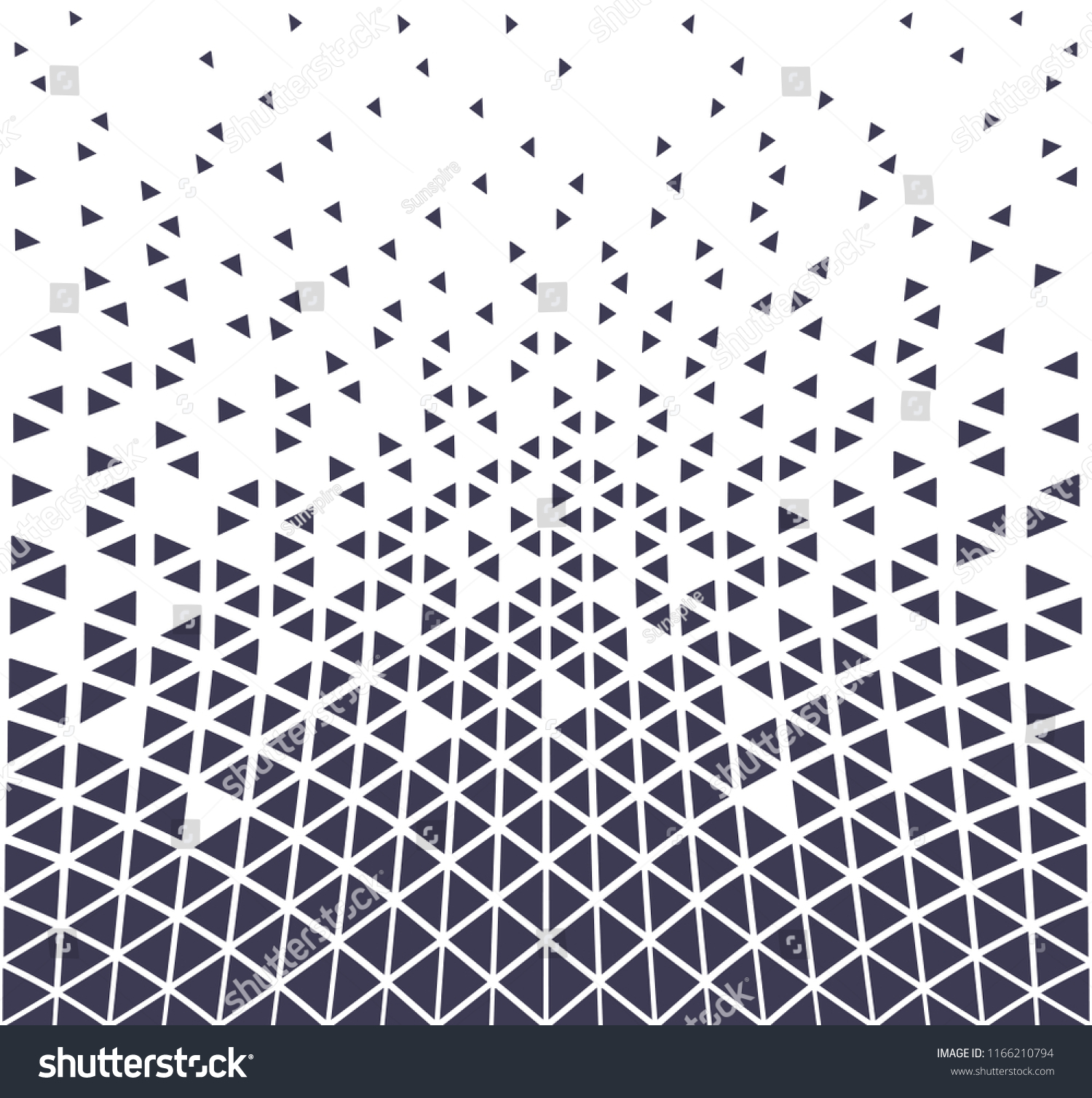 Abstract Seamless Geometric Triangle Pattern Vector Stock Vector ...
