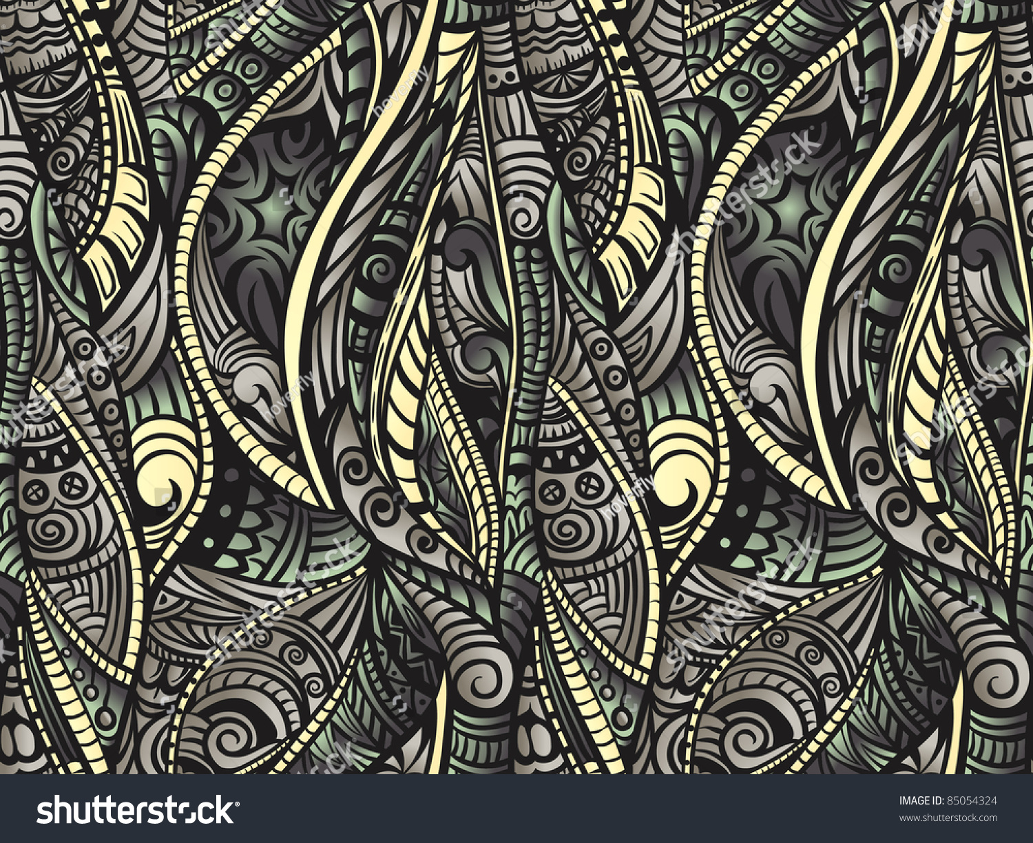 Abstract Seamless Wallpaper Stock Vector Illustration 85054324 ...