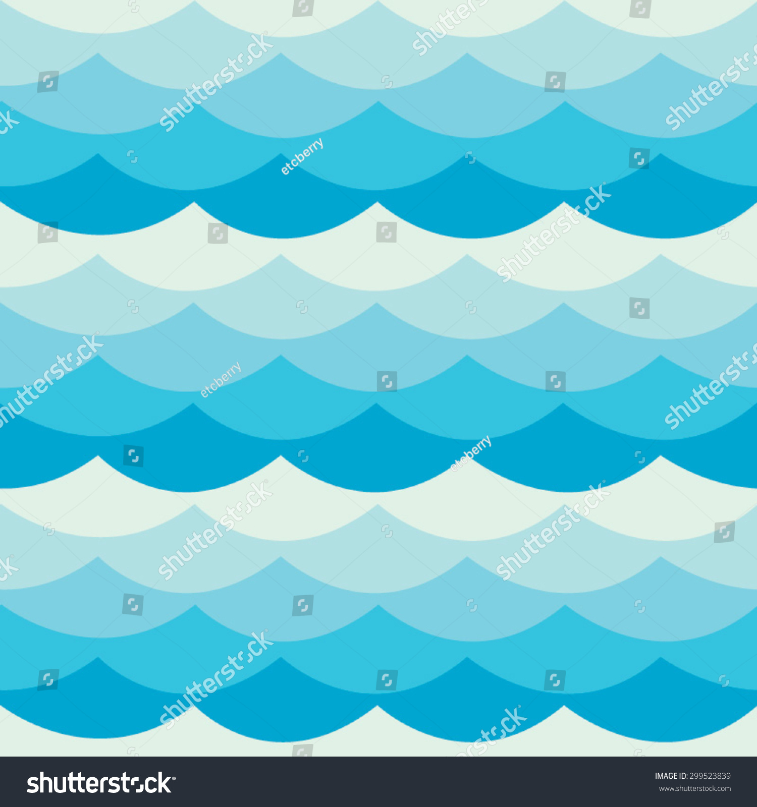 Blue Wave Background Pattern
