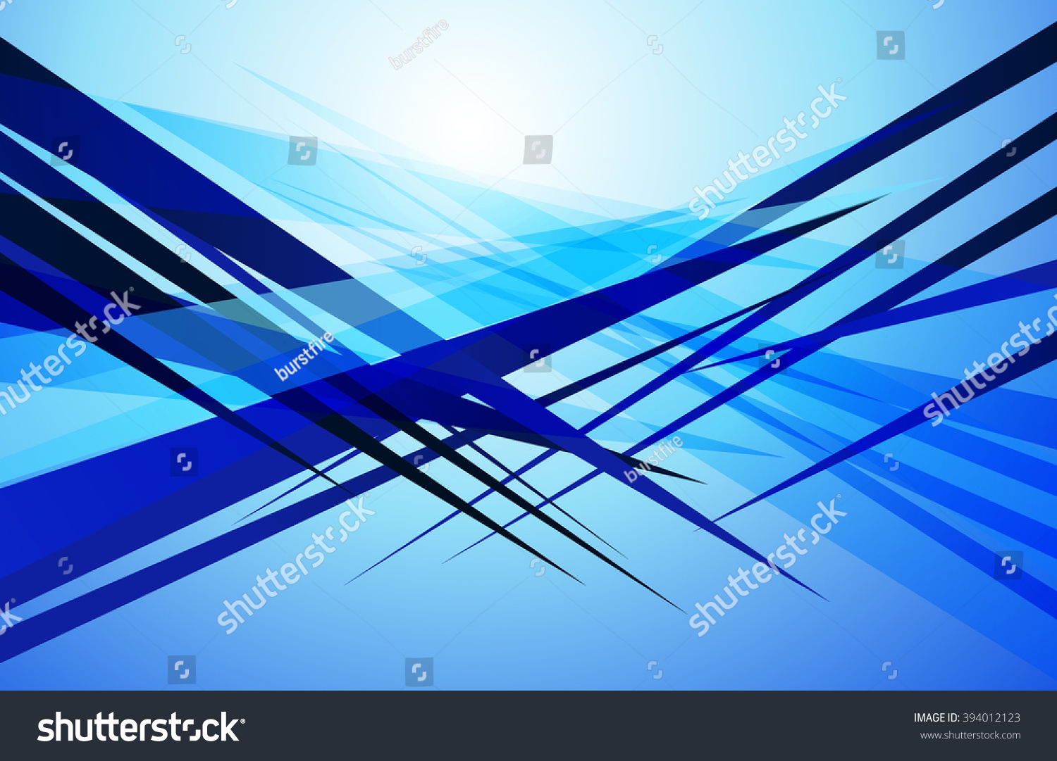 Abstract Shapes Background Edgy Sharp Blue Stock Vector (Royalty Free ...