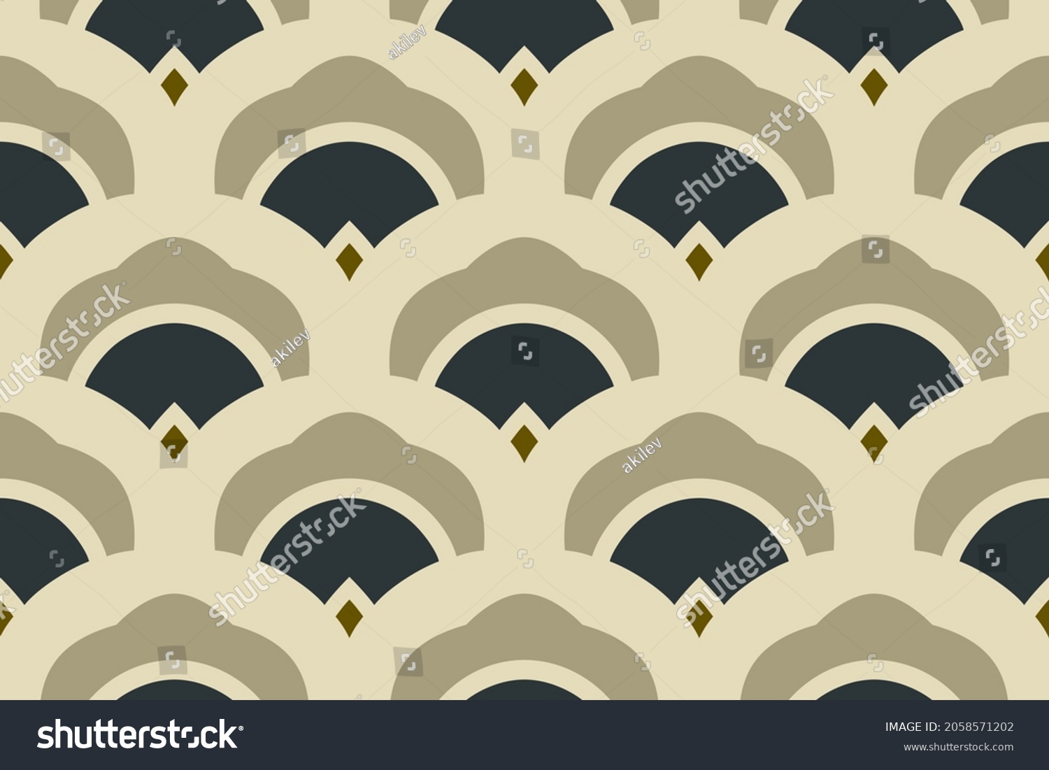 Abstract Shapes Geometric Motif Basic Pattern Stock Vector (Royalty ...