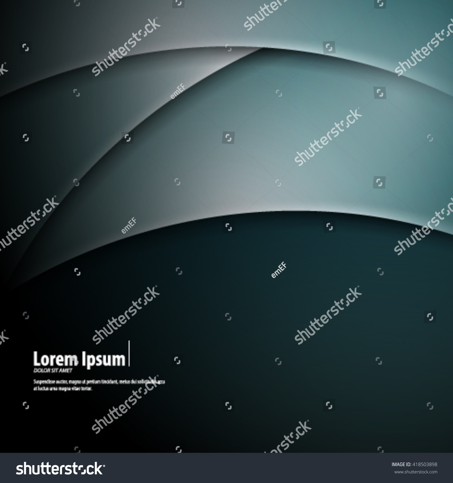 Abstract Shapes Overlapping Layoutdesign Cover Background Stock Vector ...