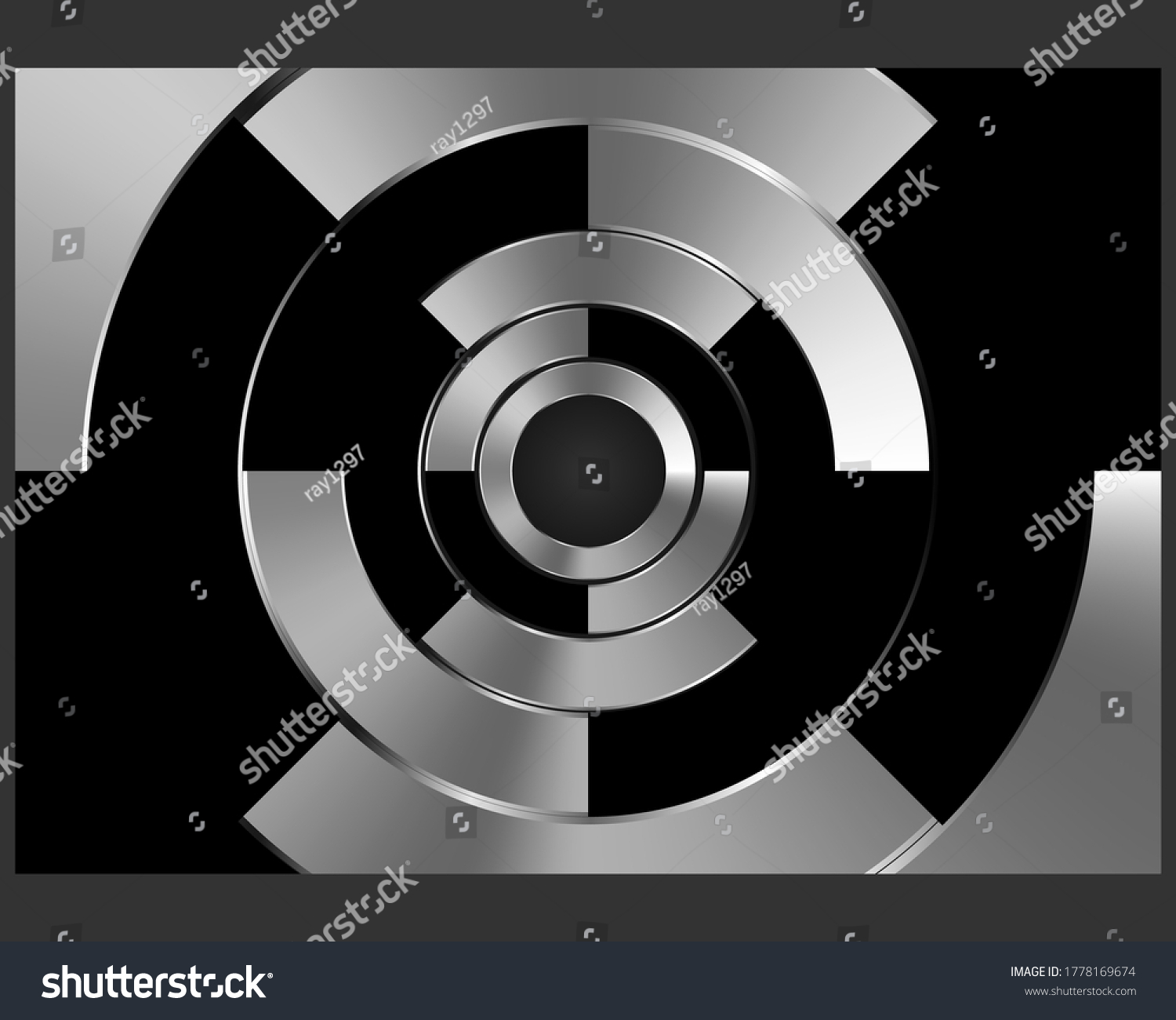 Abstract Silver Metal Background Vector Illustration Stock Vector ...
