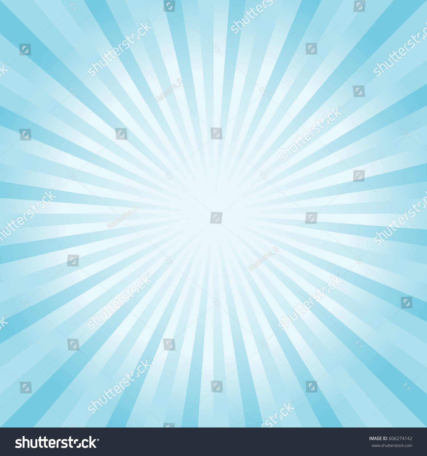 Abstract Soft Blue Cyan Rays Background Stock Vector (Royalty Free ...