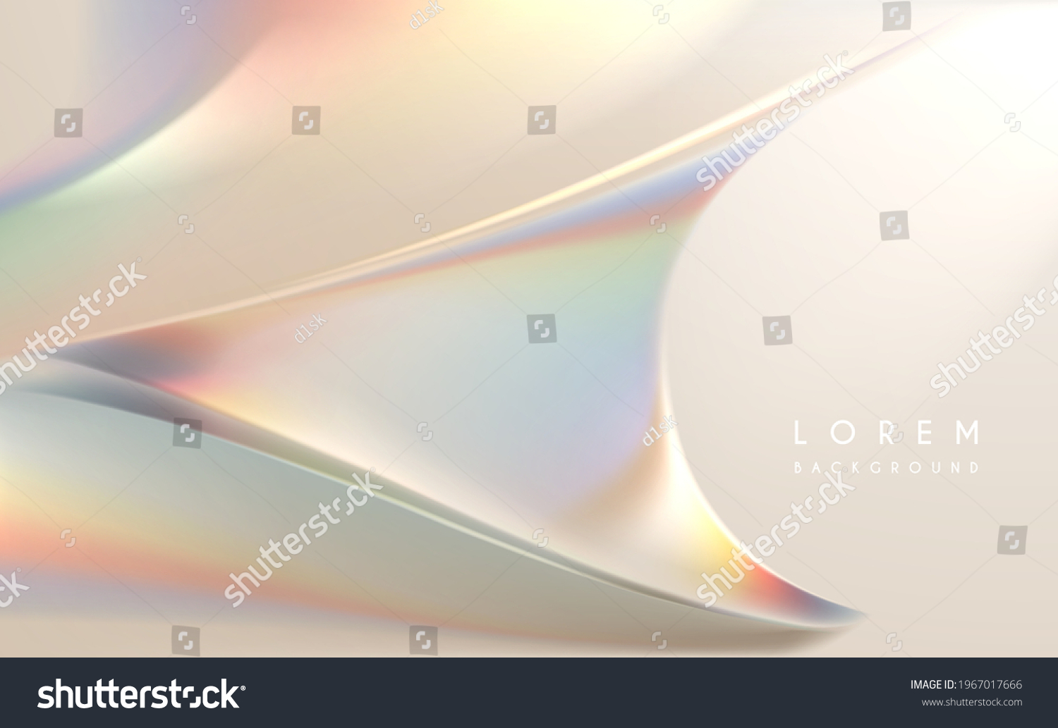 Abstract Soft Color Light Refraction Background Stock Vector (Royalty ...