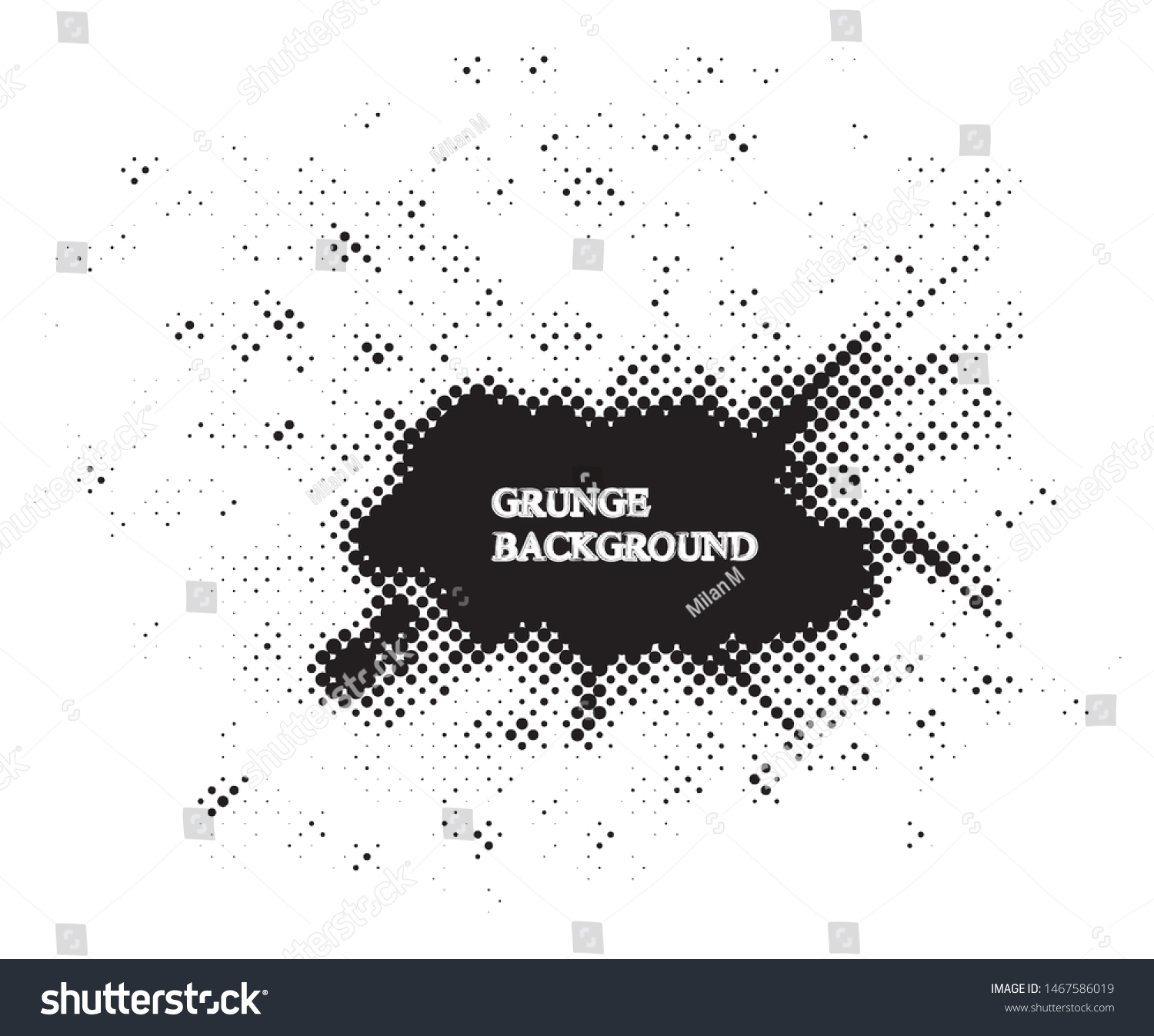 Abstract Splash Halftone Banner Design Stock Vector (Royalty Free ...