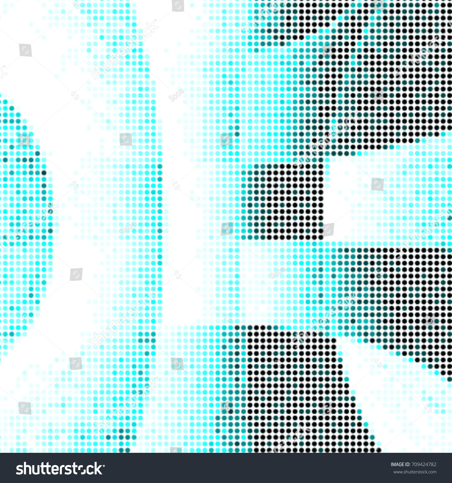 Abstract Spotted Vector Illustration Stock Vector (Royalty Free) 709424782