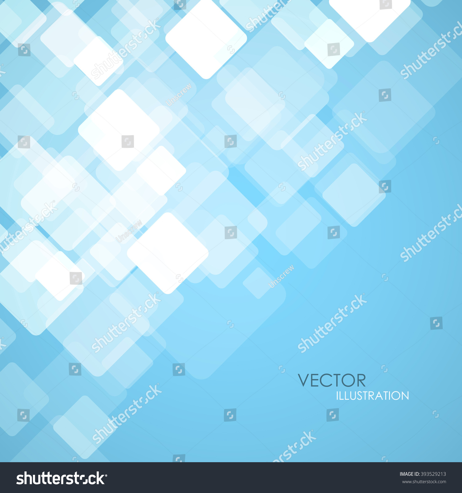 Abstract Square Blue Background Vector Clipart Stock Vector (Royalty ...