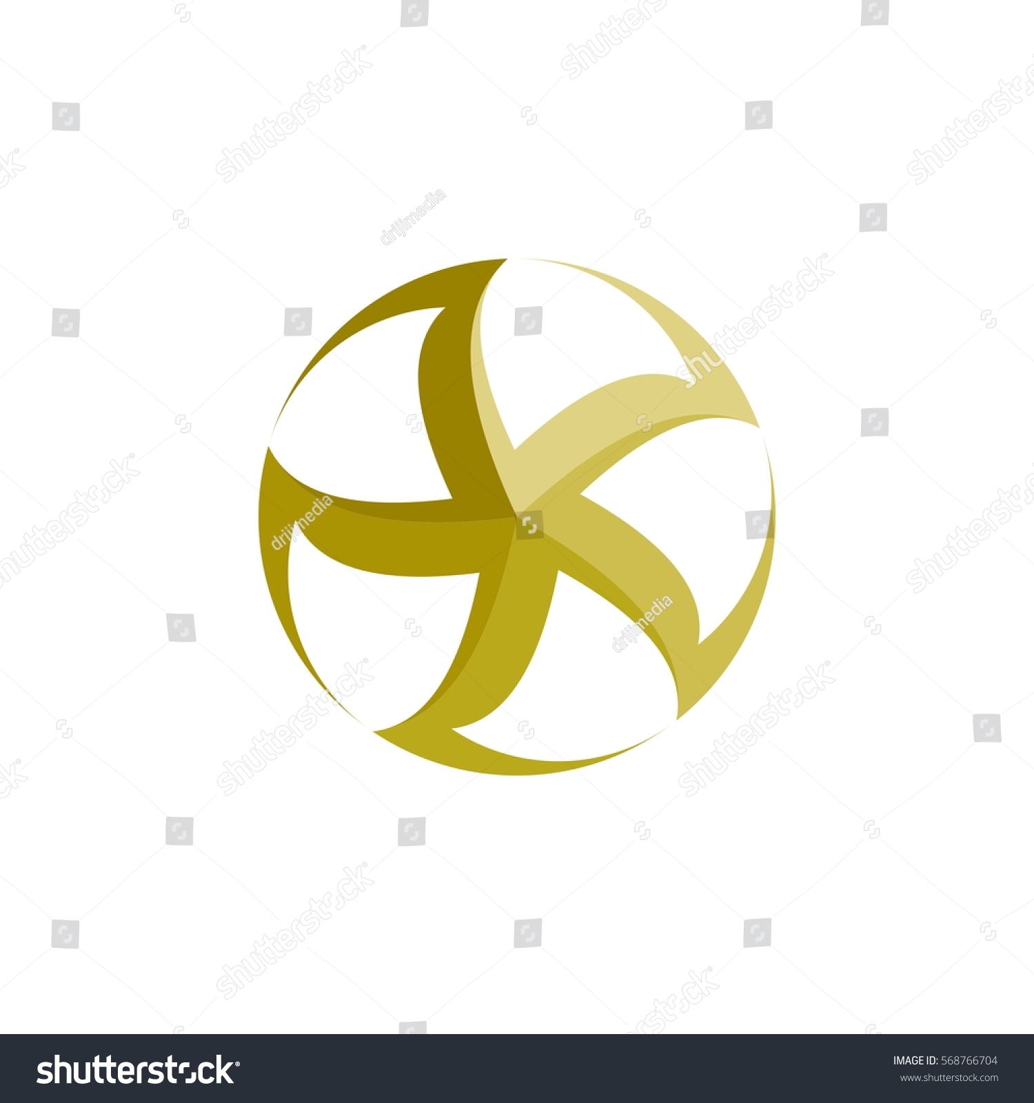 Abstract Star Flower Logo Vector Stock Vector (Royalty Free) 568766704 ...