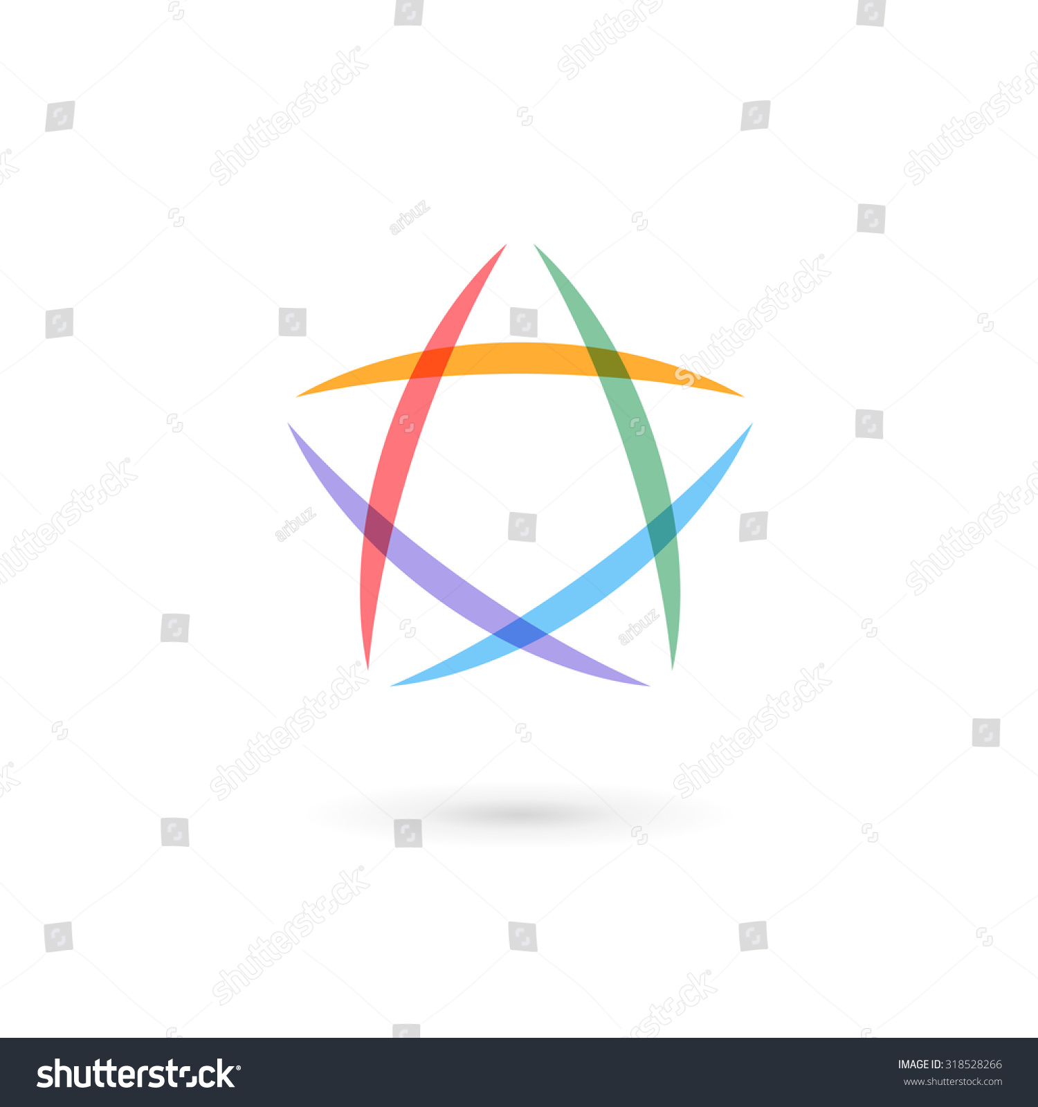 Abstract Star Logo