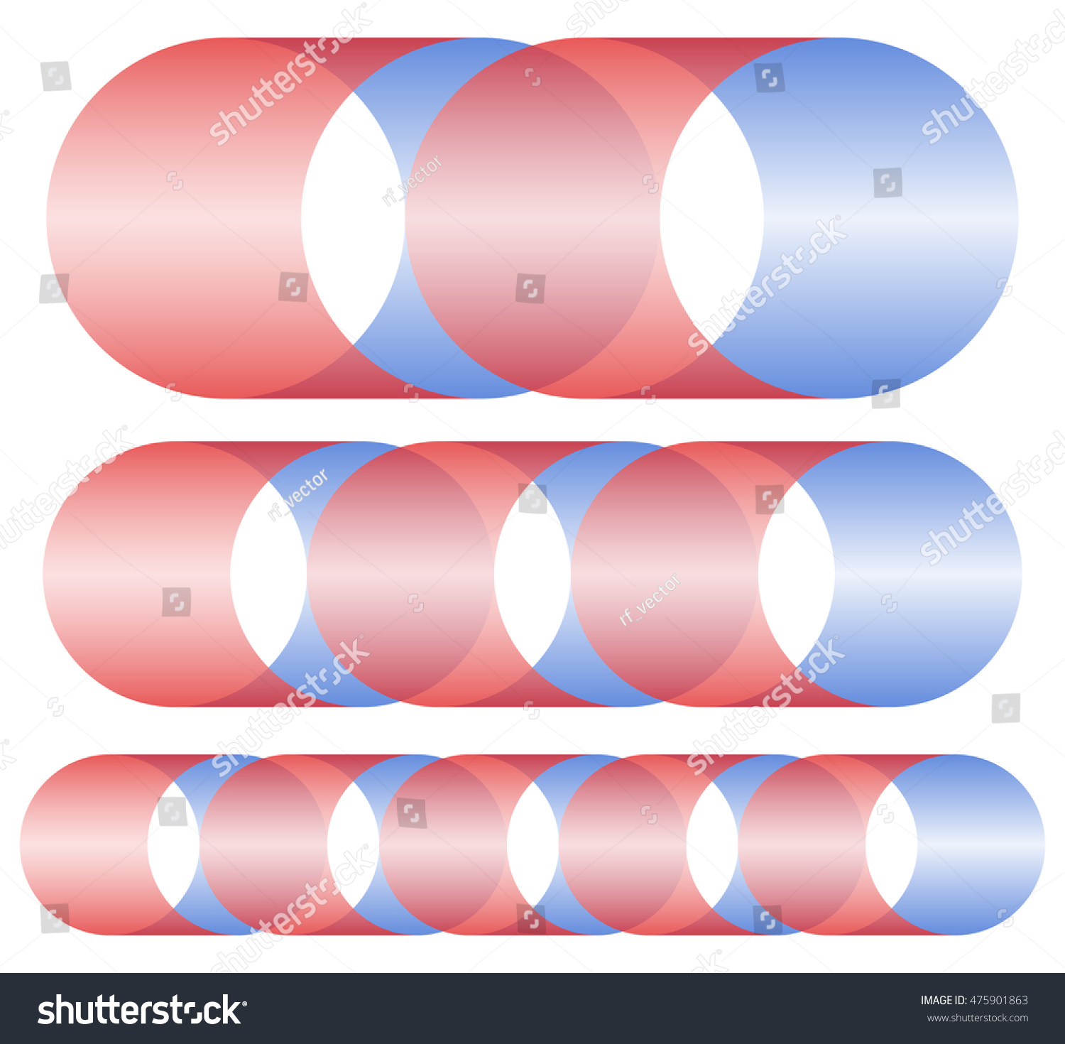 Abstract Sting Strand Shapes Different Lengths Stock Vector (Royalty ...