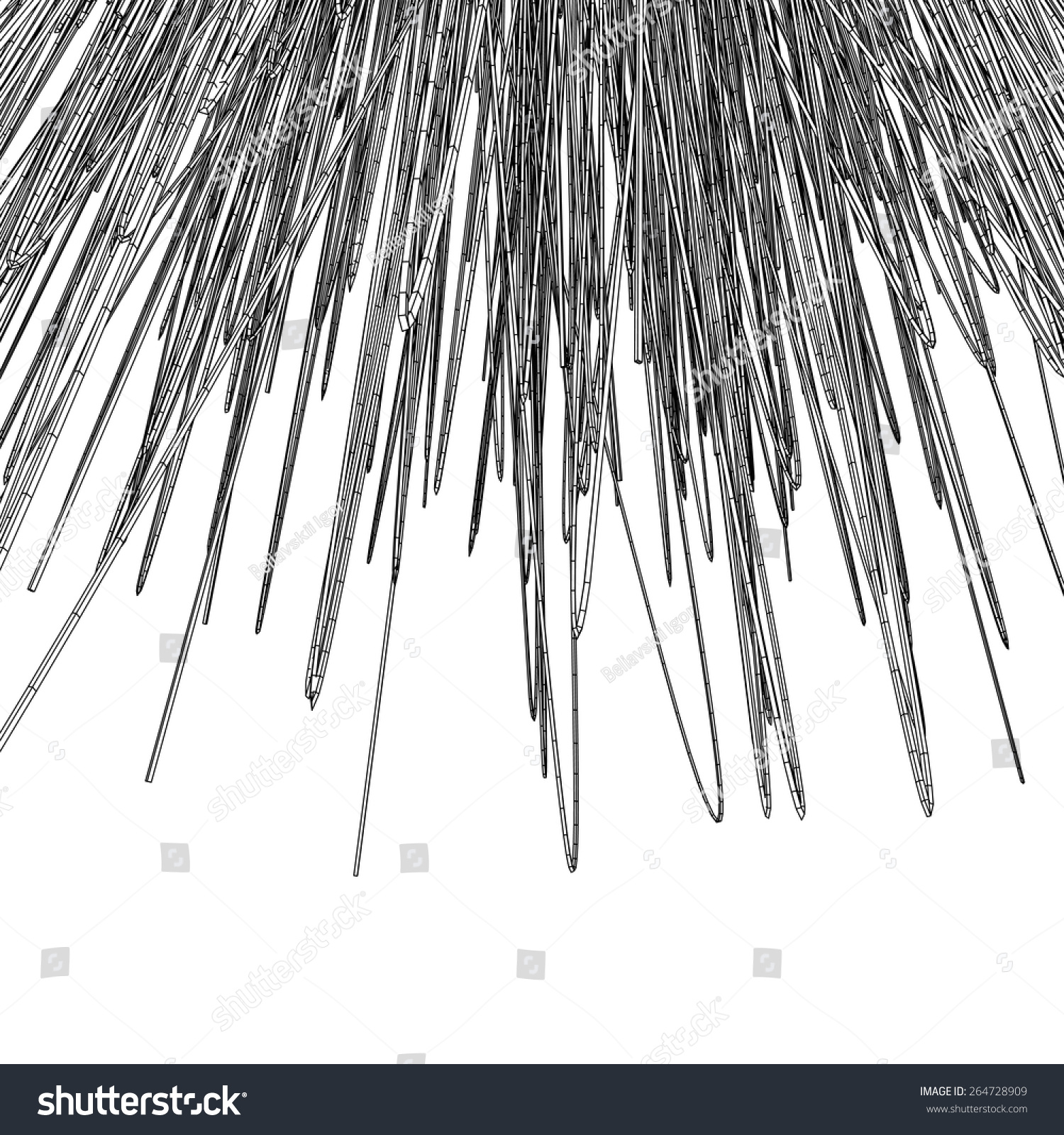 Abstract Structure Vector Design Chaotically Twisted Stock Vector ...