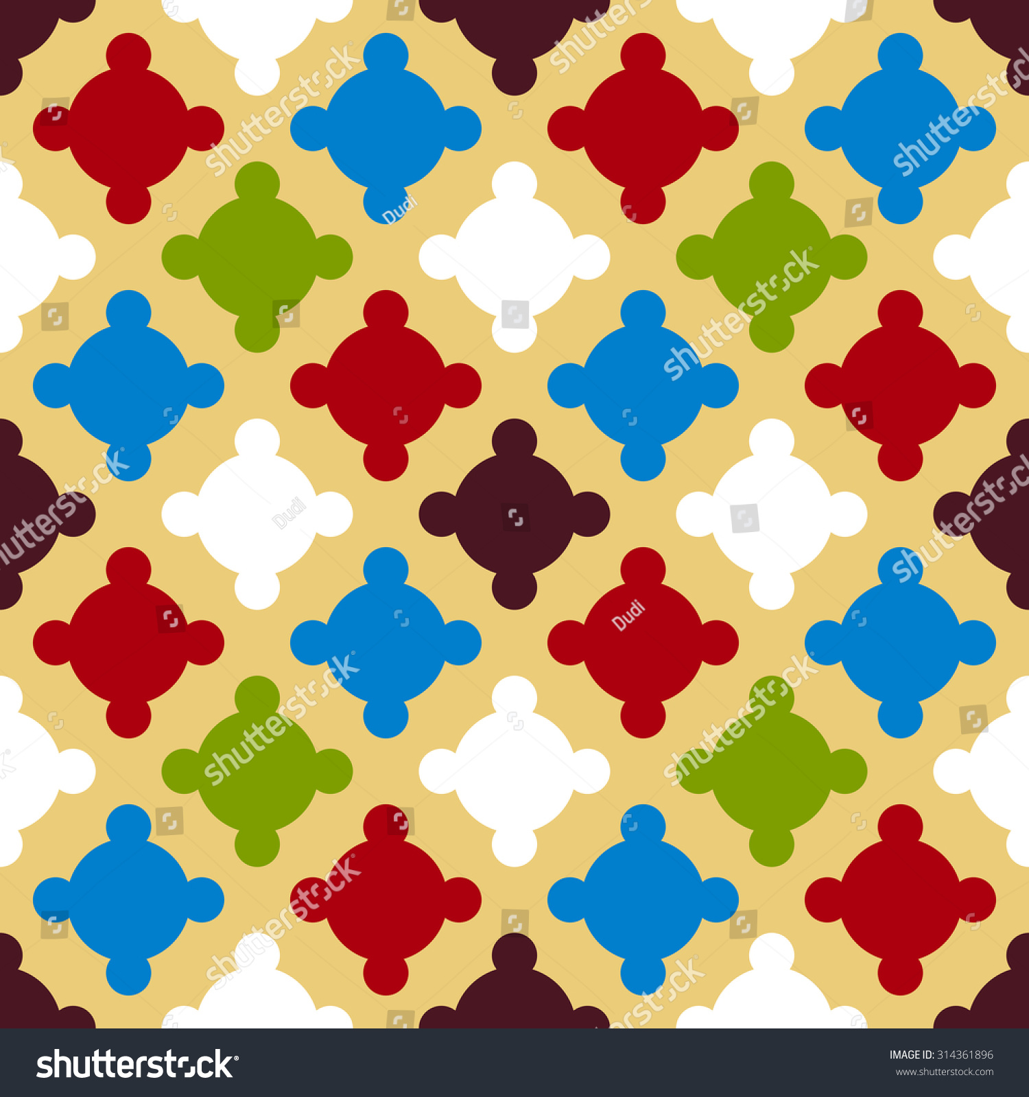 Abstract Stylized Bubbles Geometric Background Modern Stock Vector ...