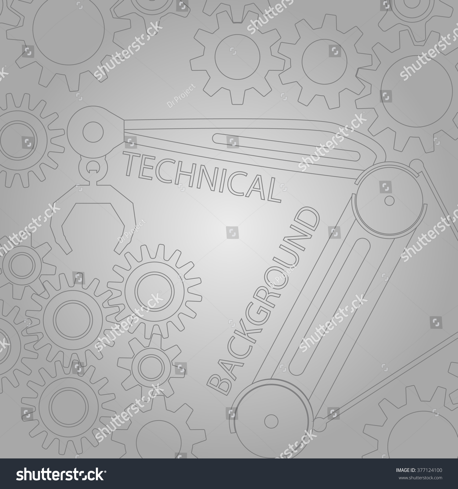 Abstract Technical Background Vector Illustration Stock Vector (Royalty ...