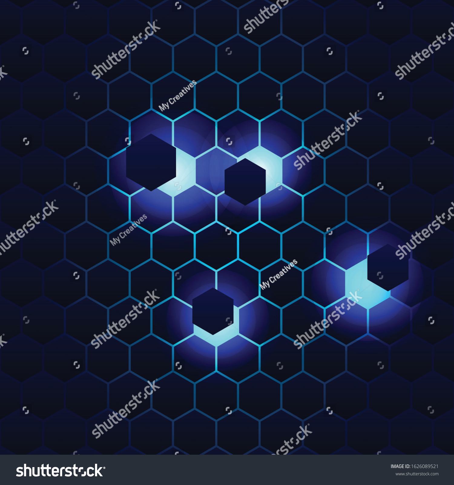 Abstract Technology Abstract Background Geometric Shape Stock Vector ...