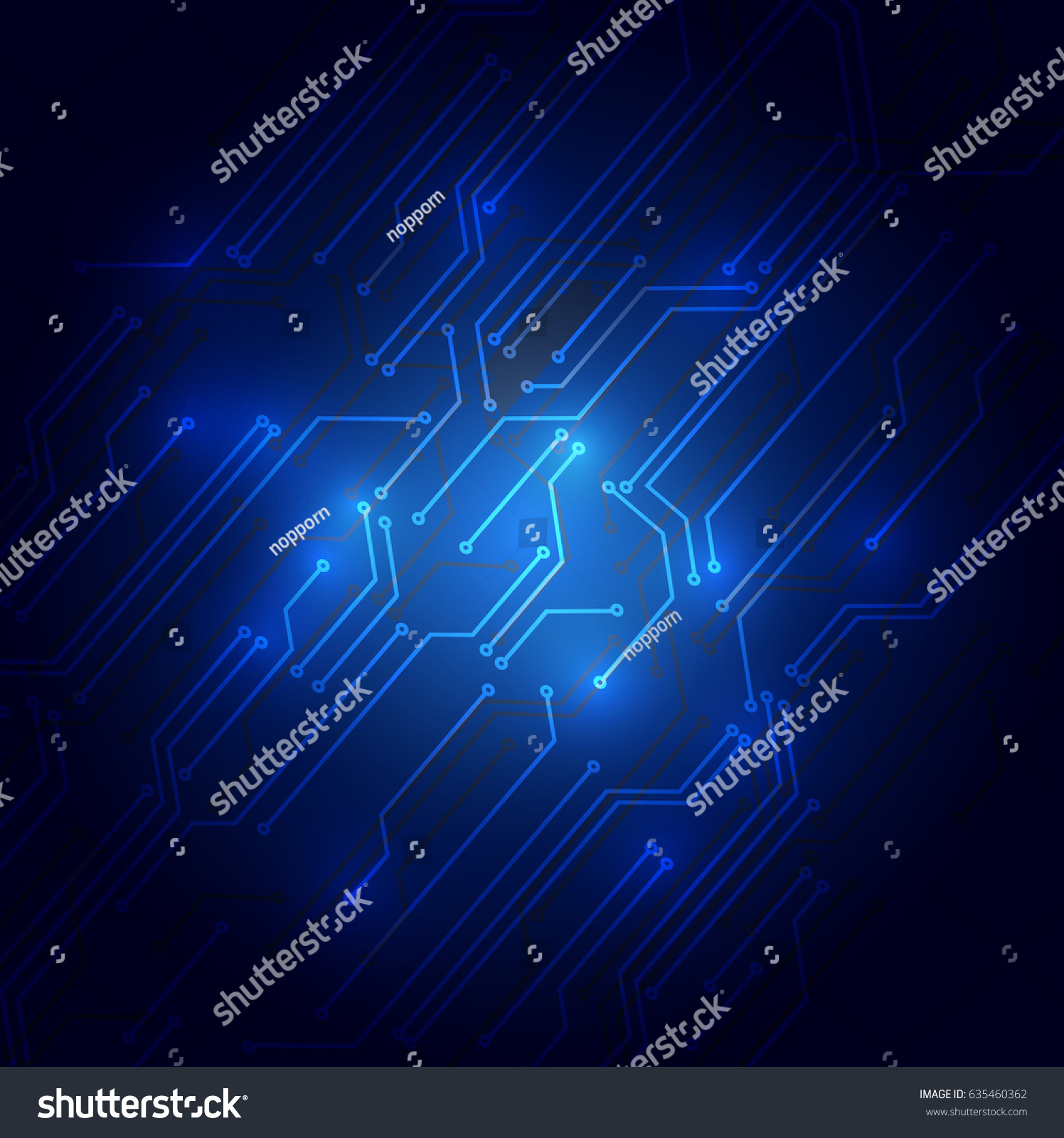 Abstract Technology Background Circuit Diagram Stock Vector (Royalty ...