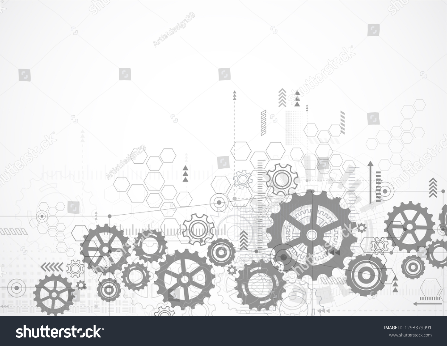 Abstract Technology Background Communication Engineering Concept Stock ...