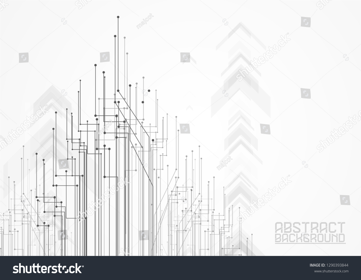 Abstract Technology Background Data Transfer Concepts: vector de stock ...