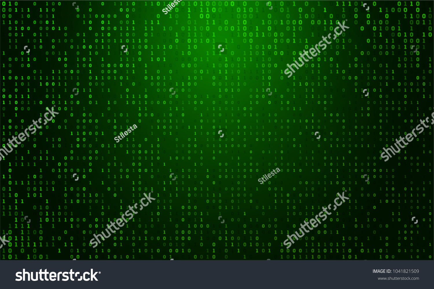 Abstract Technology Background Matrix Background Green: vector de stock ...
