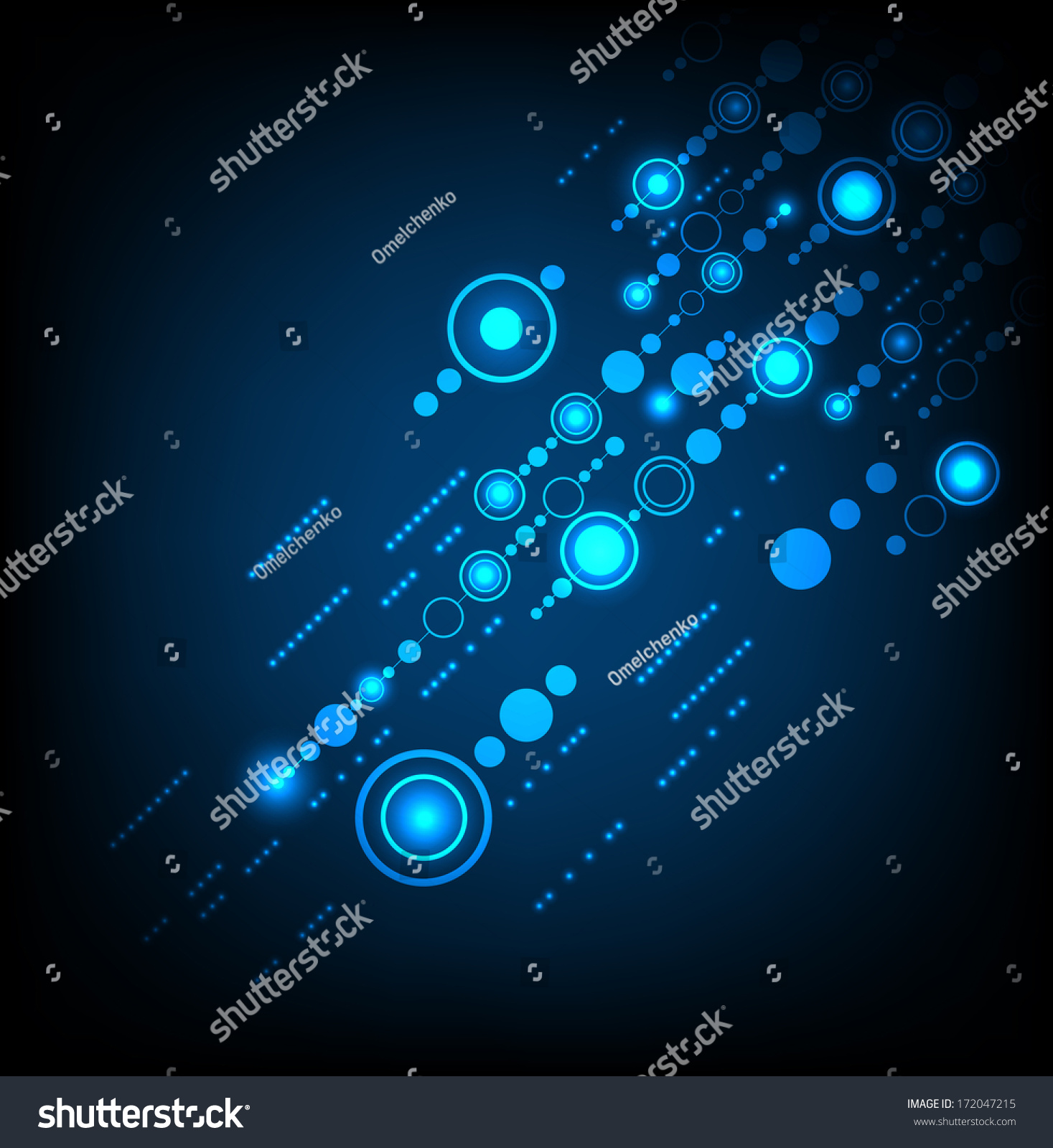 Abstract Technology Background Glowing Lights: เวกเตอร์สต็อก (ปลอดค่า ...