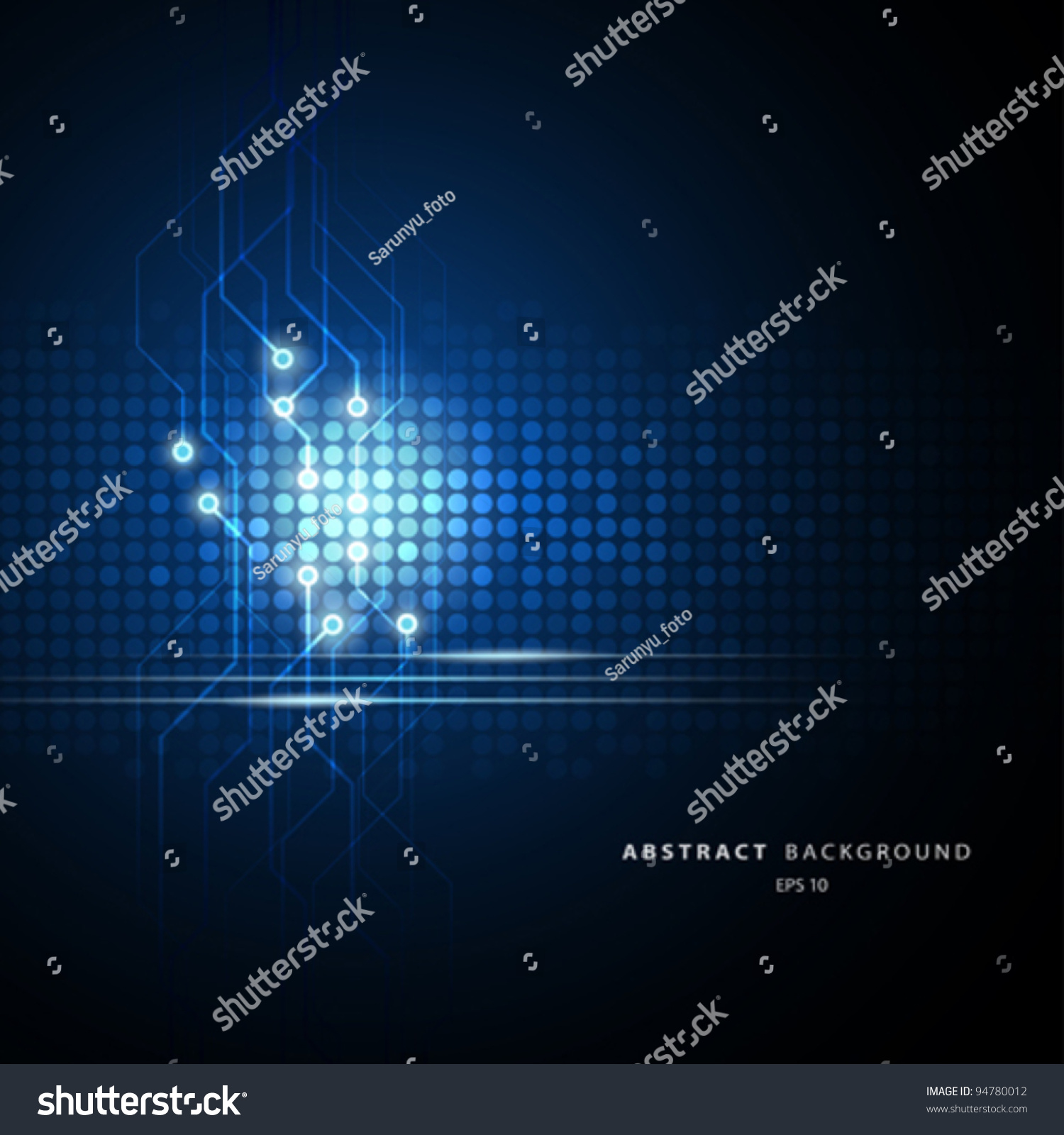 Abstract Technology Circuit Background Vector Illustration Stock Vector ...