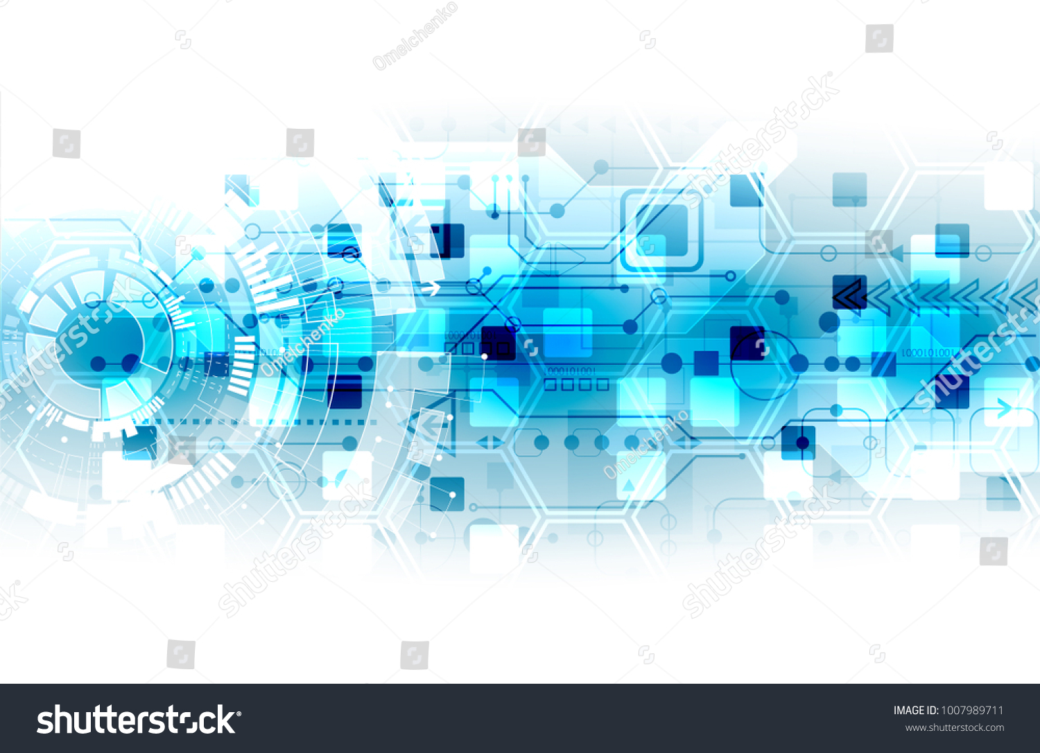 Abstract Technology Circuit Board Vector Stock Vector (Royalty Free ...