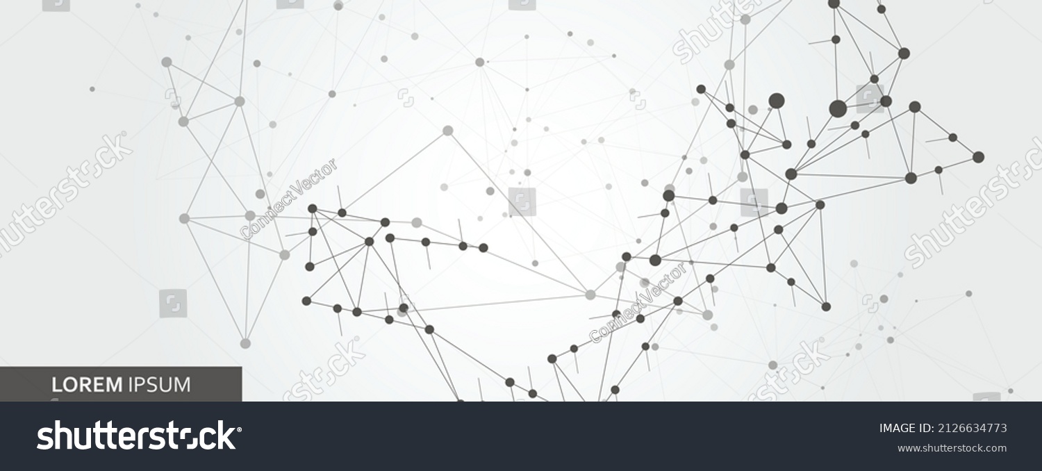 Abstract Technology Illustration Frame Technical Network Stock Vector ...
