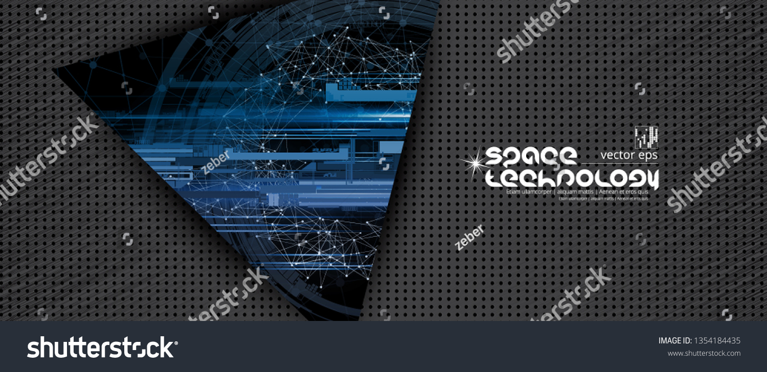 Abstract Technology Vector Background Stock Vector (Royalty Free ...