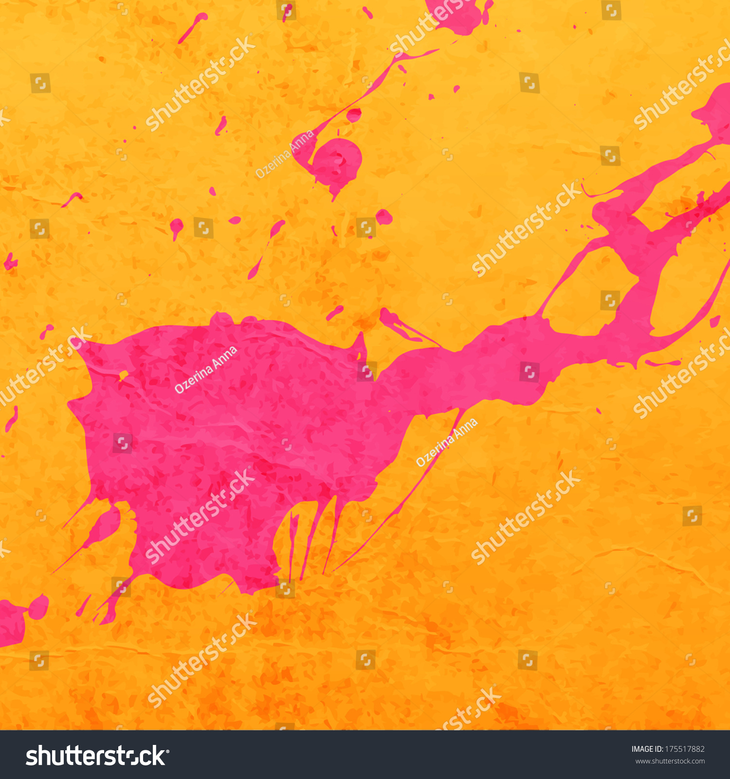 Abstract Texture Background Black Paint Splatter Stock Vector (Royalty ...