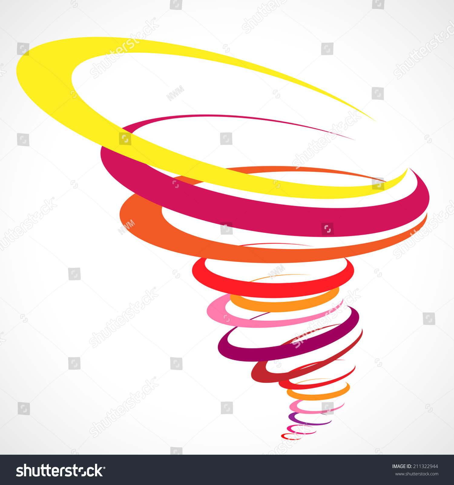 Abstract Tornado Storm Stock Vector (Royalty Free) 211322944 | Shutterstock