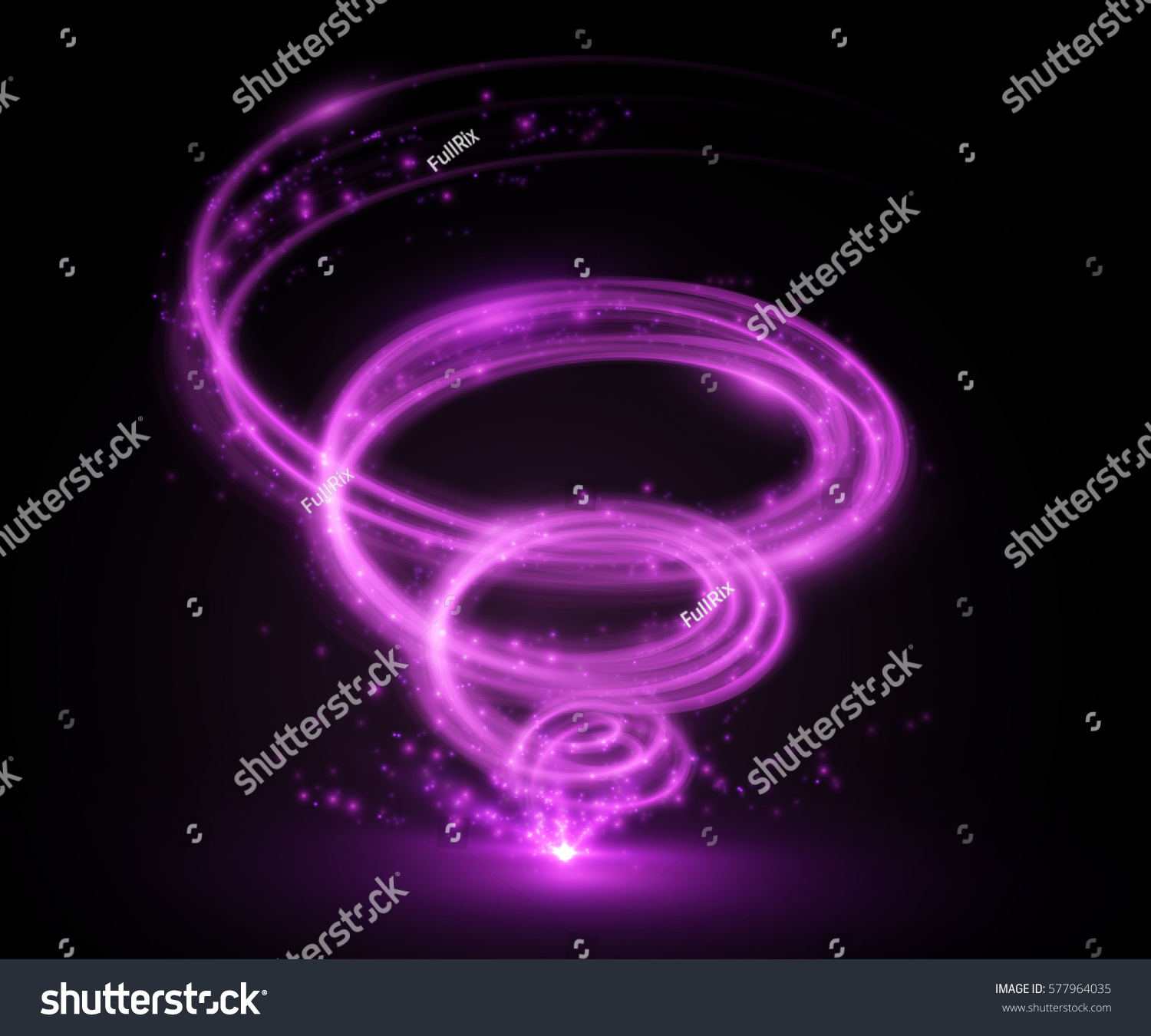 Abstract Tornado Swirl Vector Illutration Stock Vector (Royalty Free ...