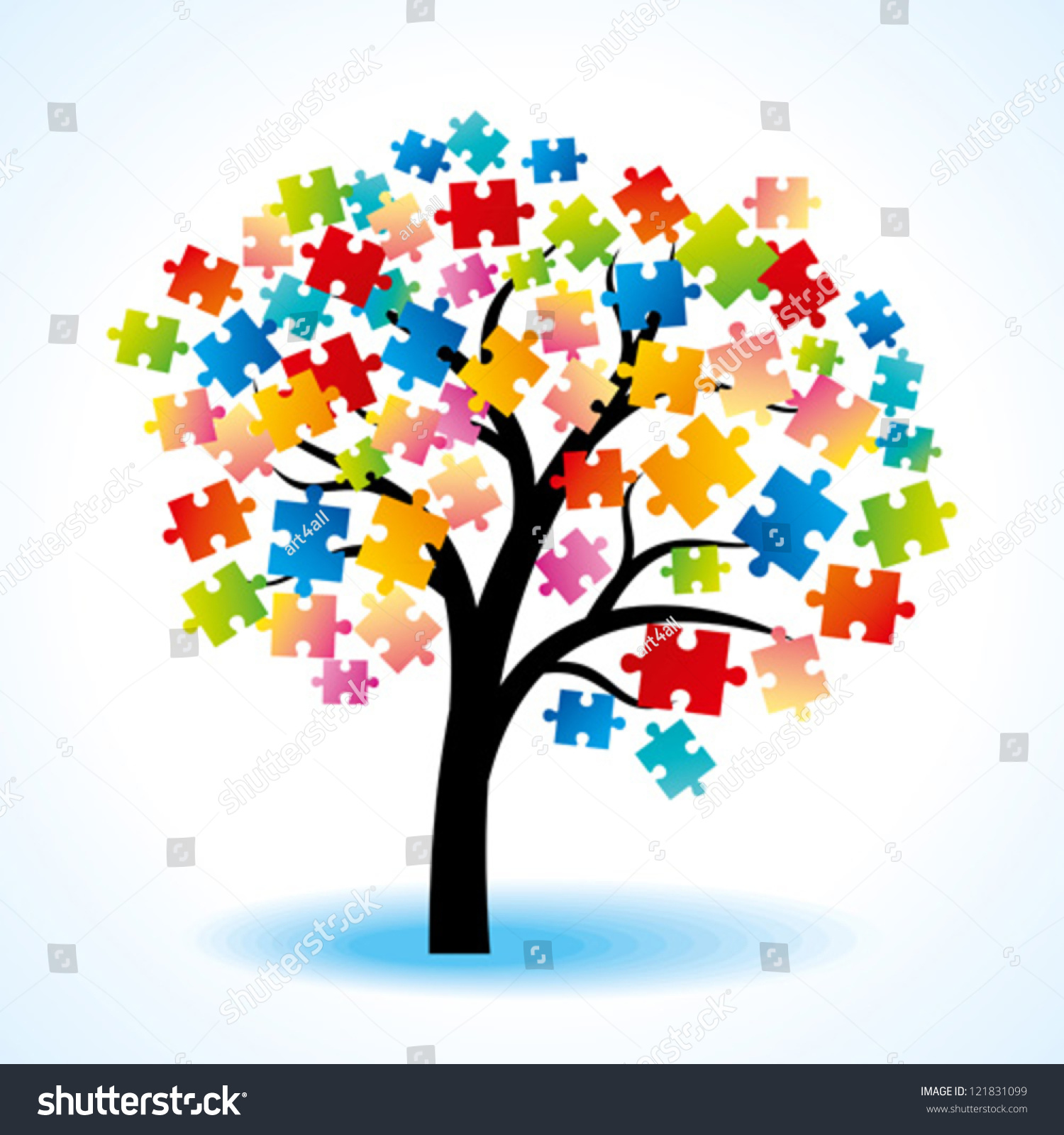 1,898 Puzzle pieces trees Images, Stock Photos & Vectors | Shutterstock