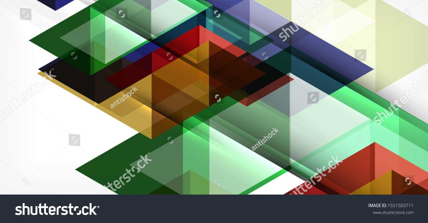 Abstract Triangle Pattern Colorful Backdrop Presentation Stock Vector ...