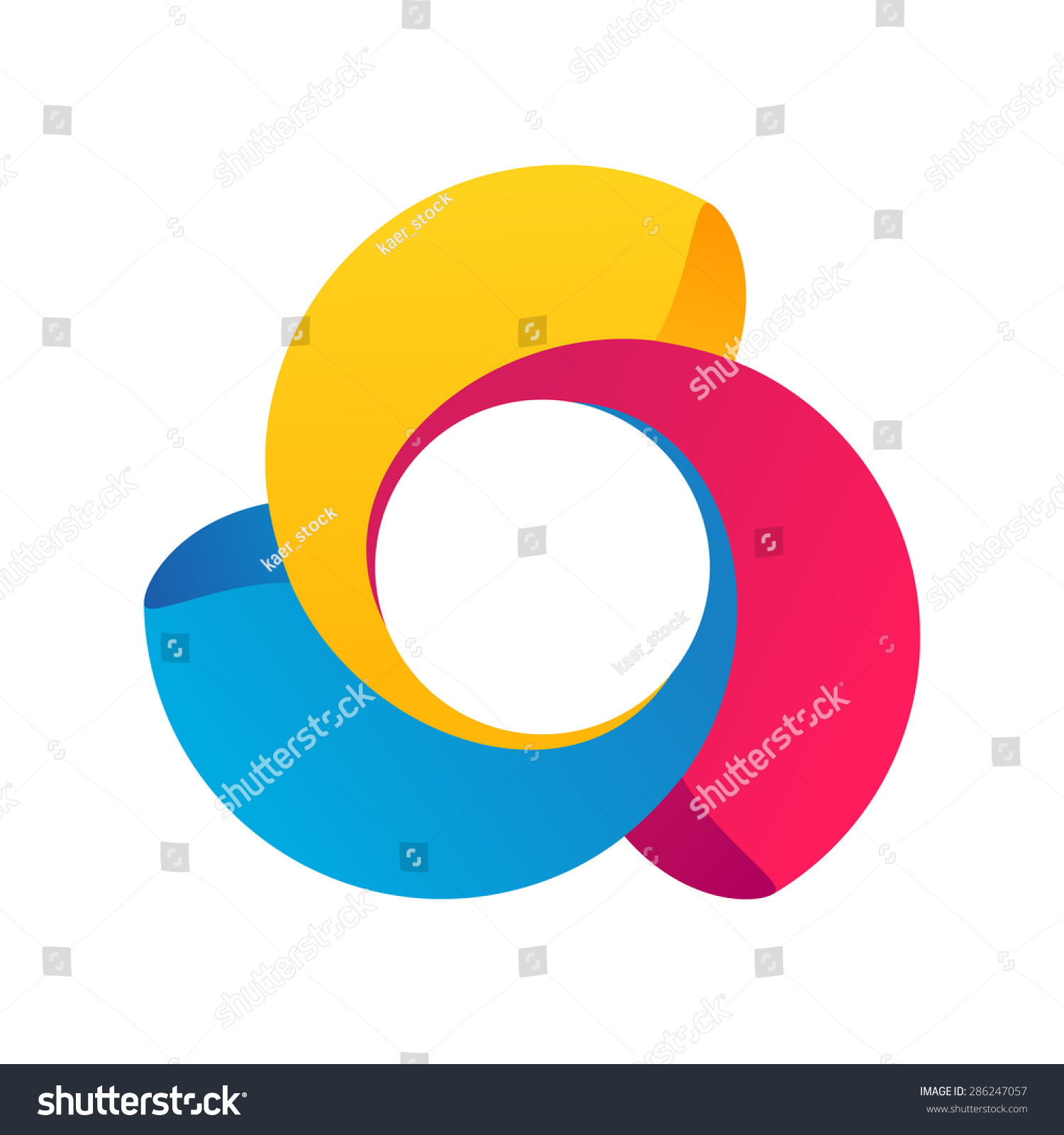 Abstract Triangle Rotation Logo Stock Vector (Royalty Free) 286247057 ...