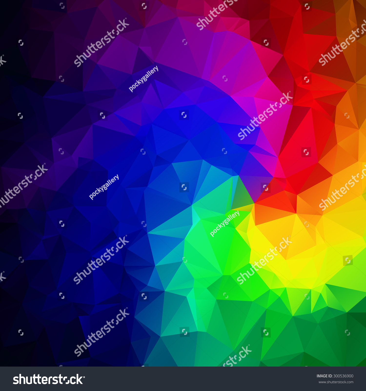Abstract Triangle Spectrum Colors Texture Background Stock Vector ...