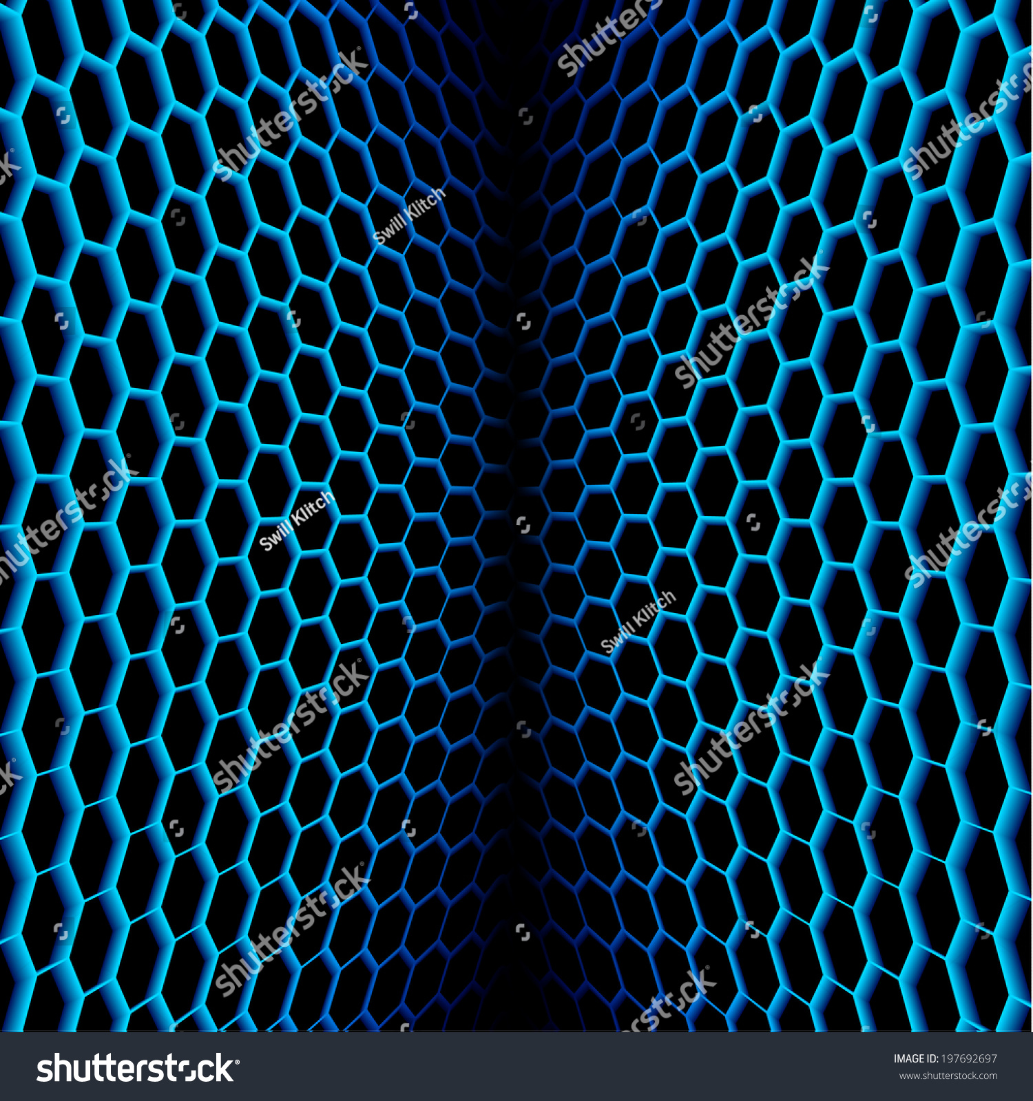 Abstract Two Sided Net Background Hex Stock Vector (Royalty Free ...