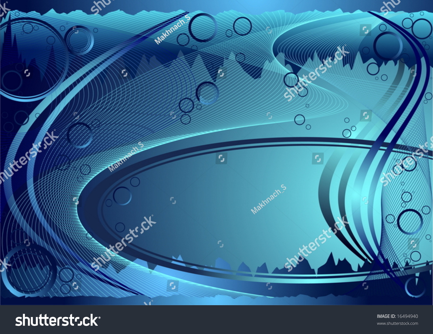 Abstract Underwater Background Vector Stock Vector (Royalty Free ...